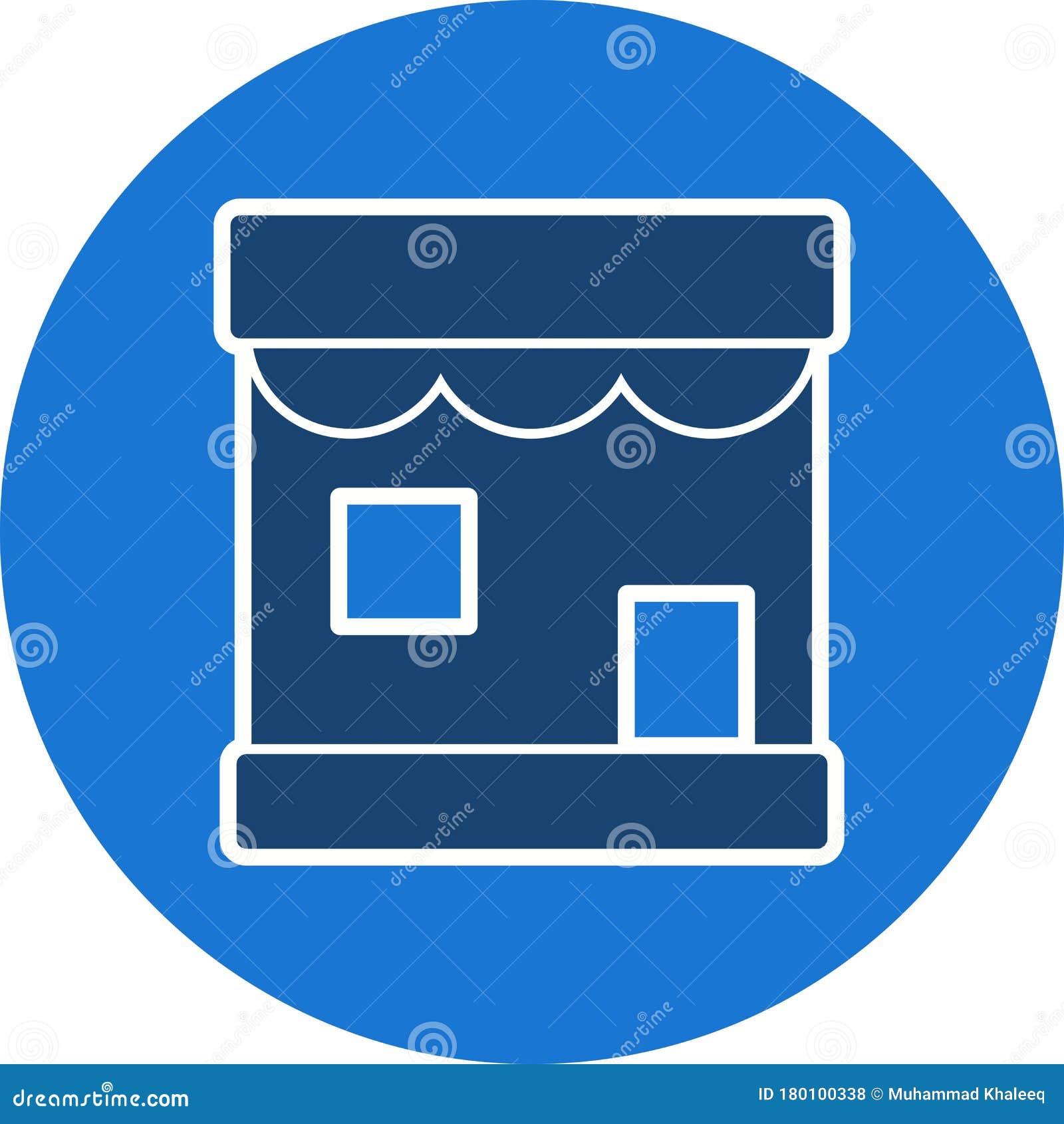 Vector Shop Icon for Personal and Commercial Use. Stock Illustration ...