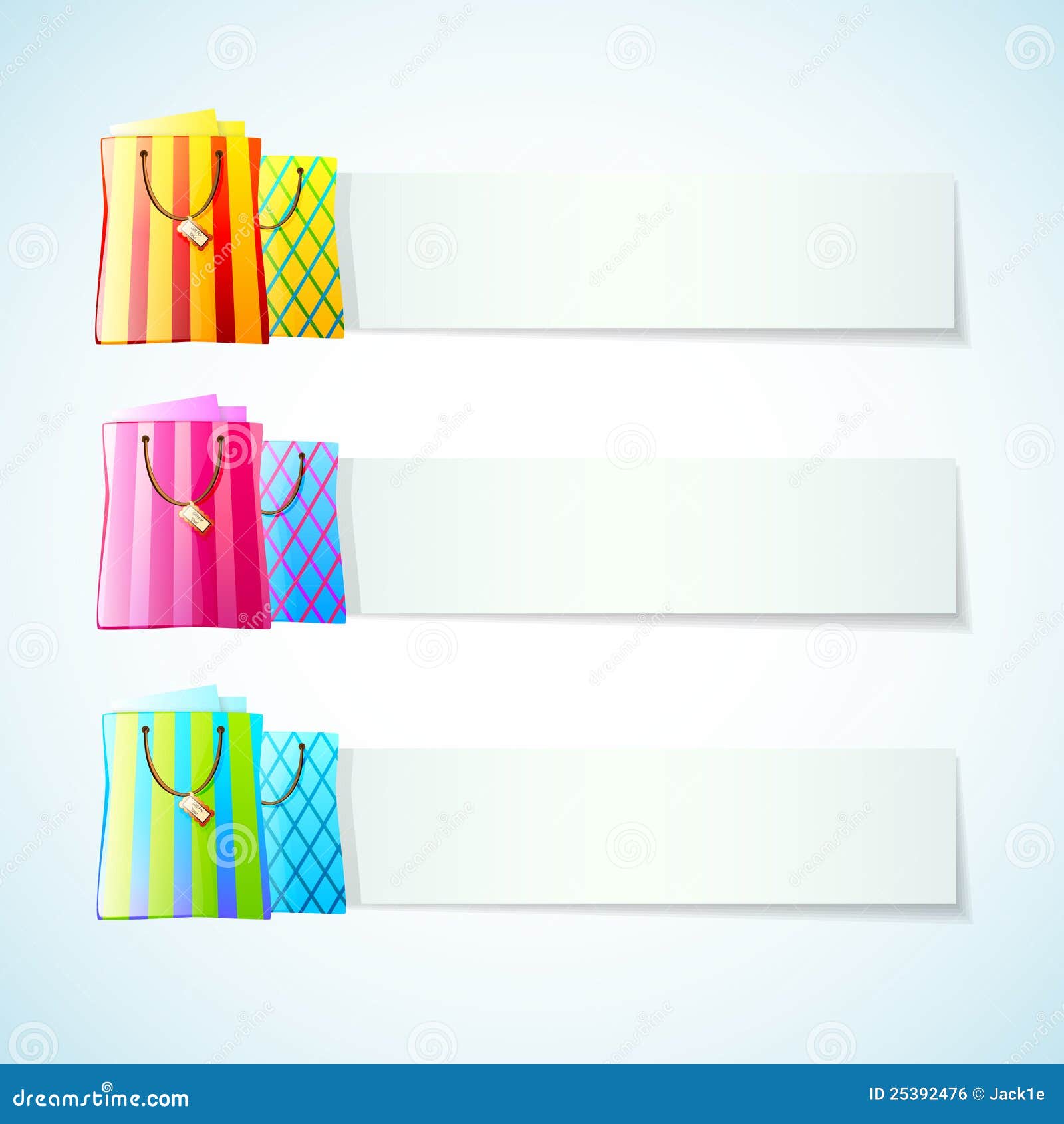 Vector shopping banners stock vector. Illustration of frame - 25392476