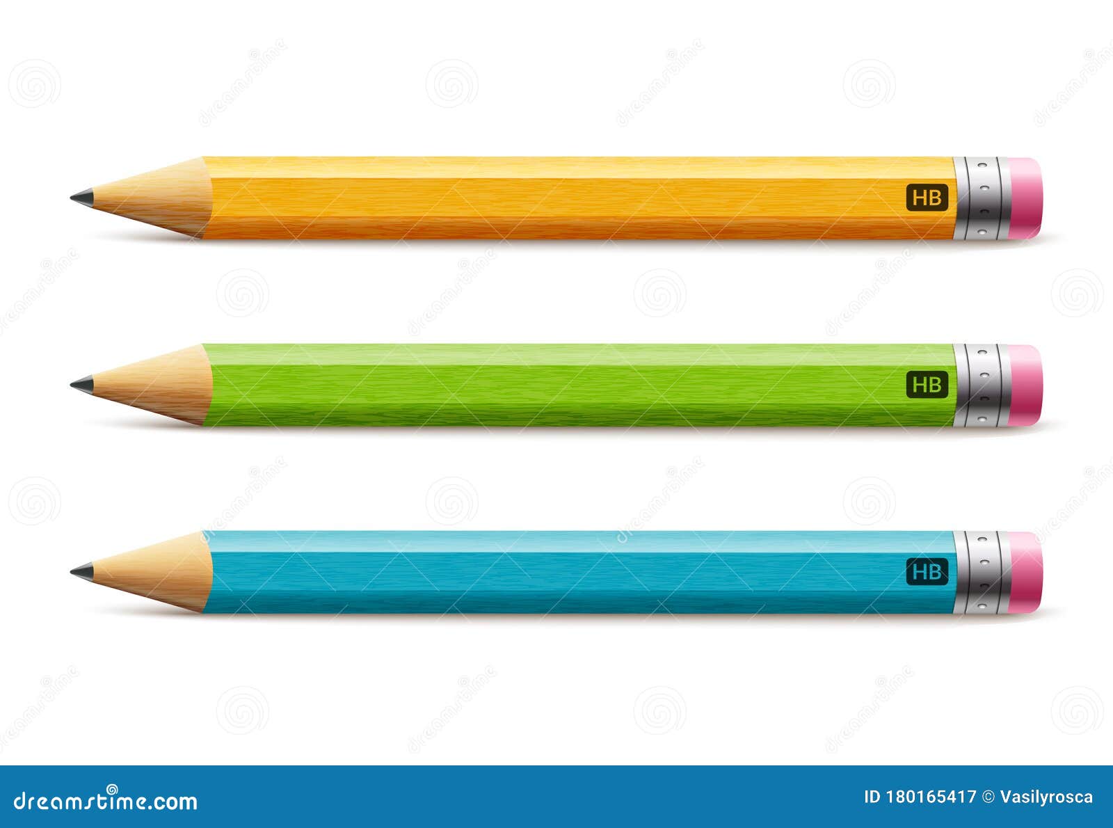 Cartoon Pencil Horizontal