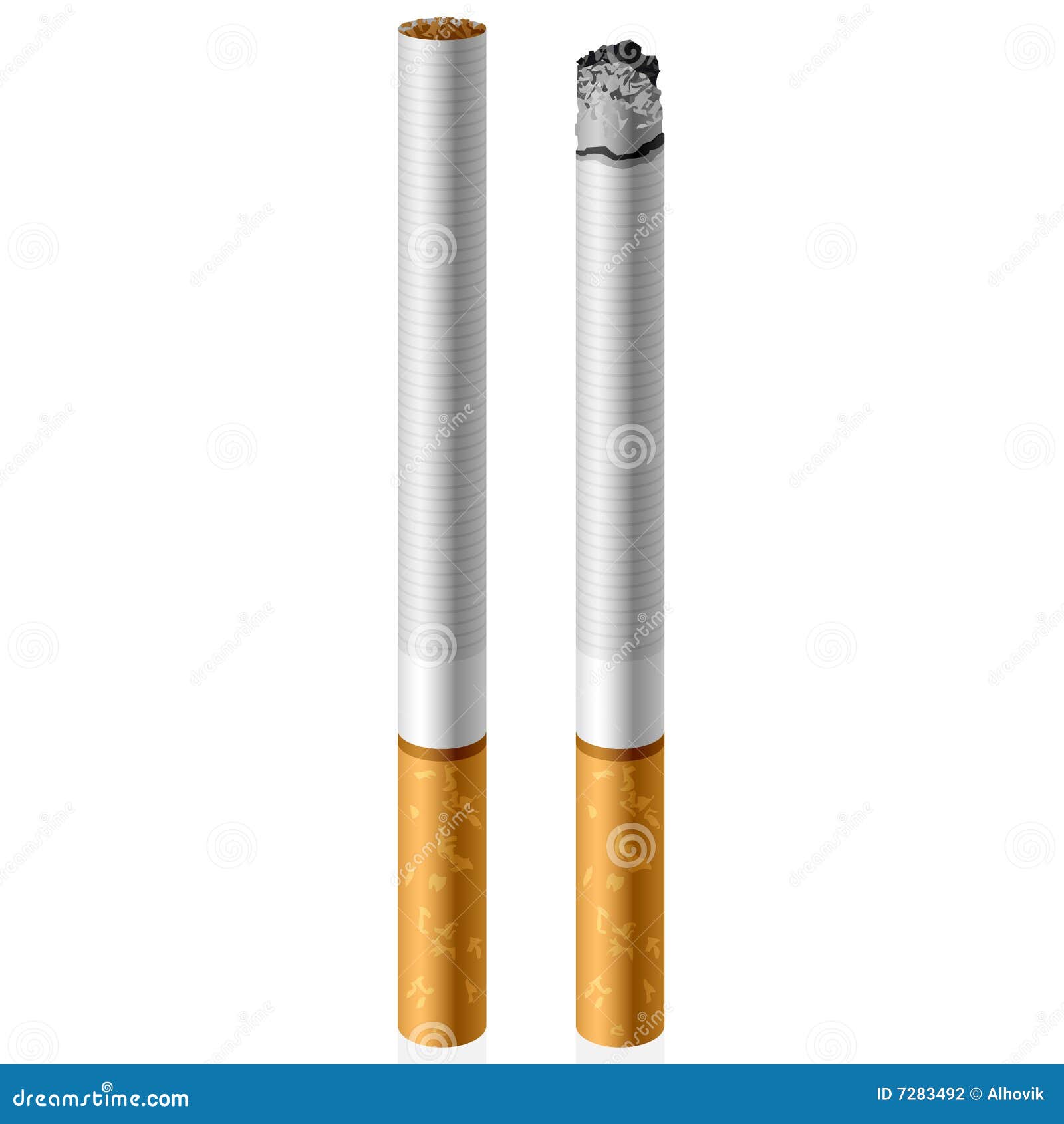 Vector sigaret vector illustratie. Illustration of sigaret - 7283492
