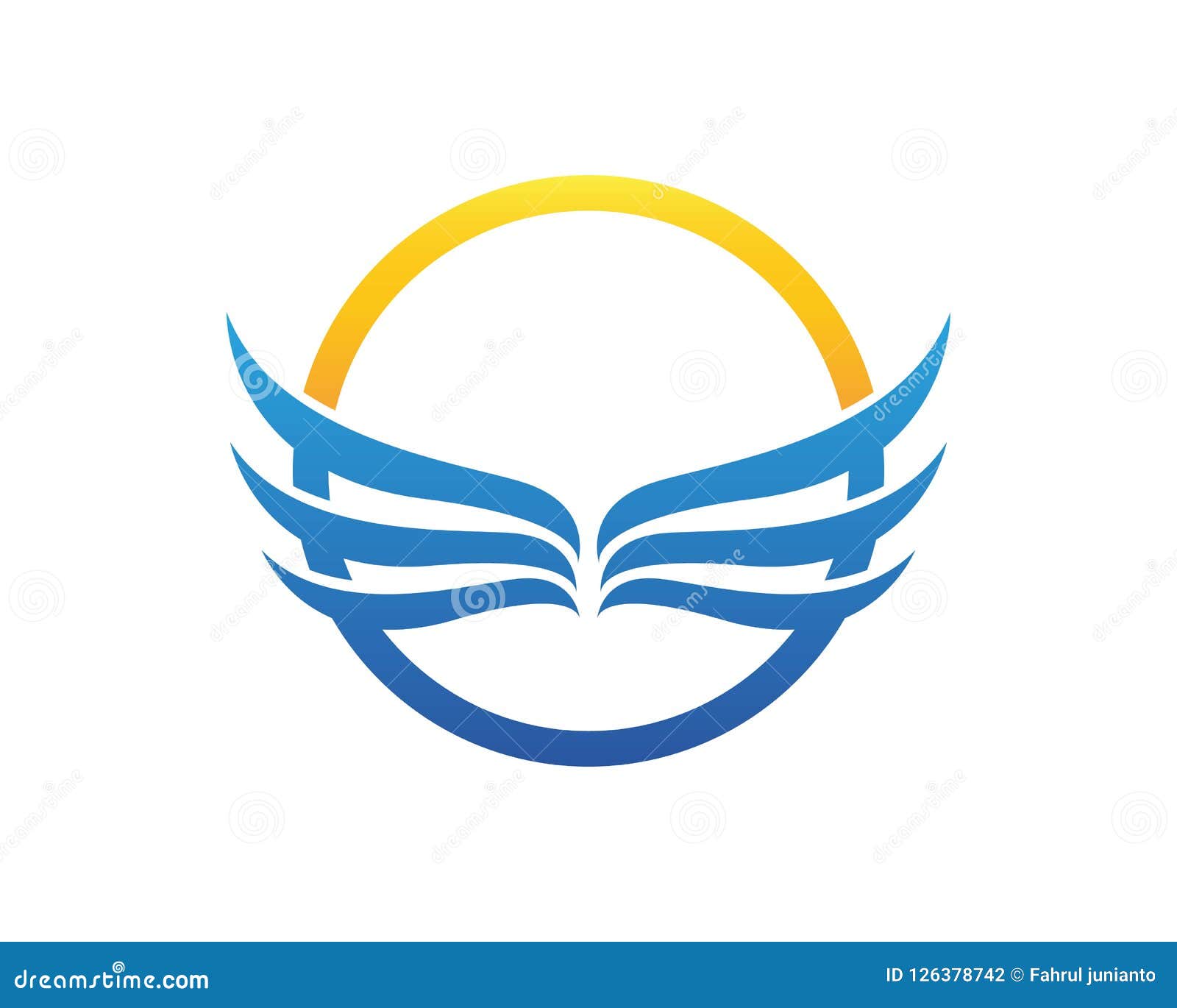 Vector - Vector Sign Abstract Bird in Flight Stock Vector ...