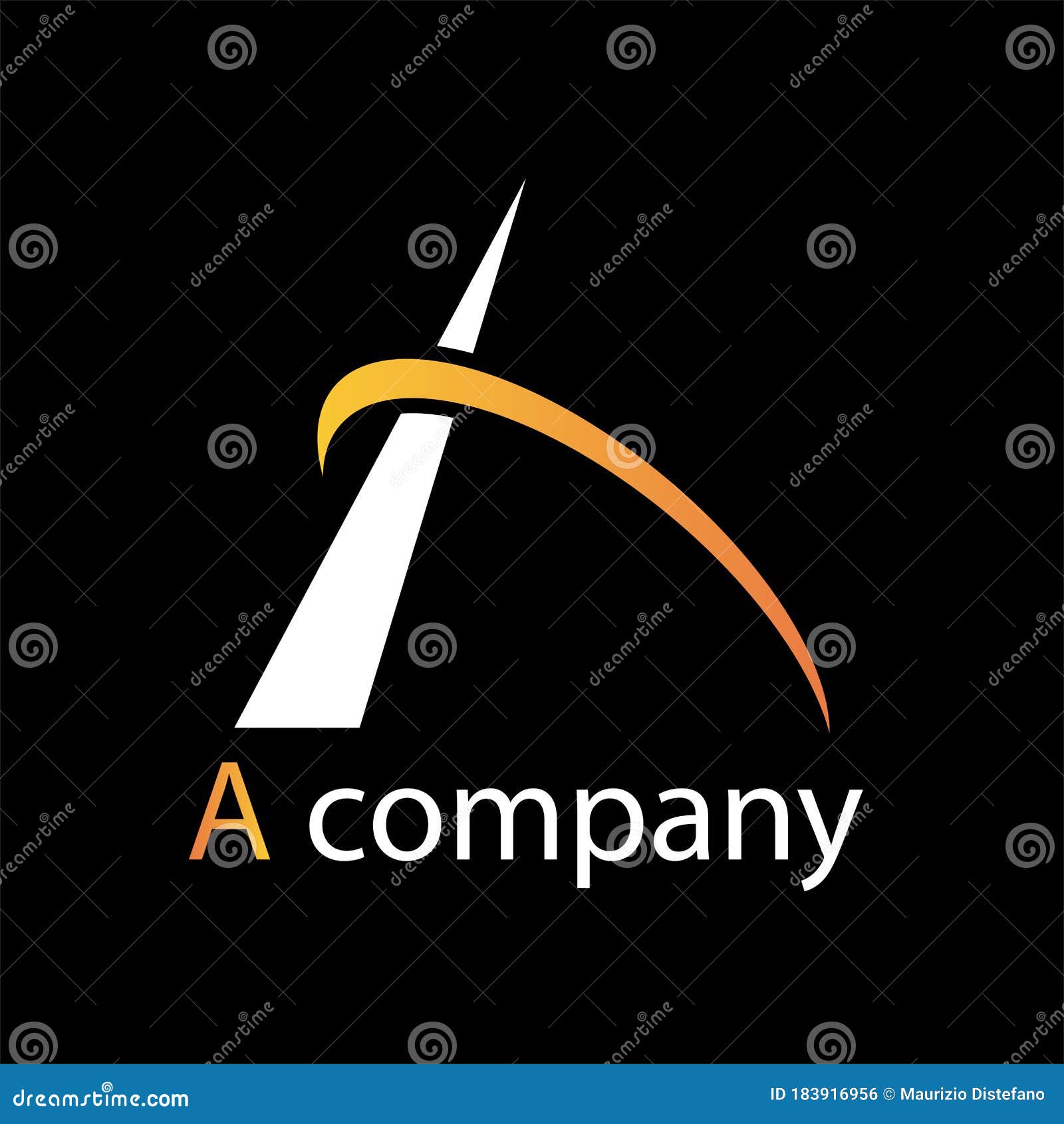 Vector Sign Abstract Letter a Stock Illustration - Illustration of ...