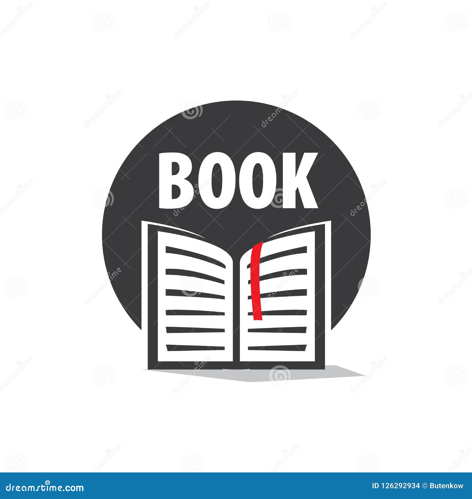 Vector sign book stock vector. Illustration of education - 126292934