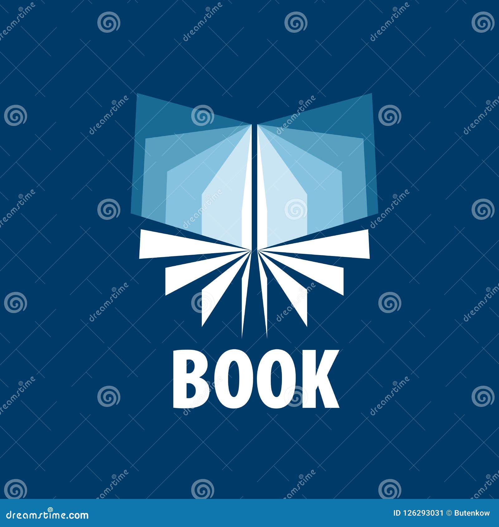 Vector sign book stock vector. Illustration of graphic - 126293031