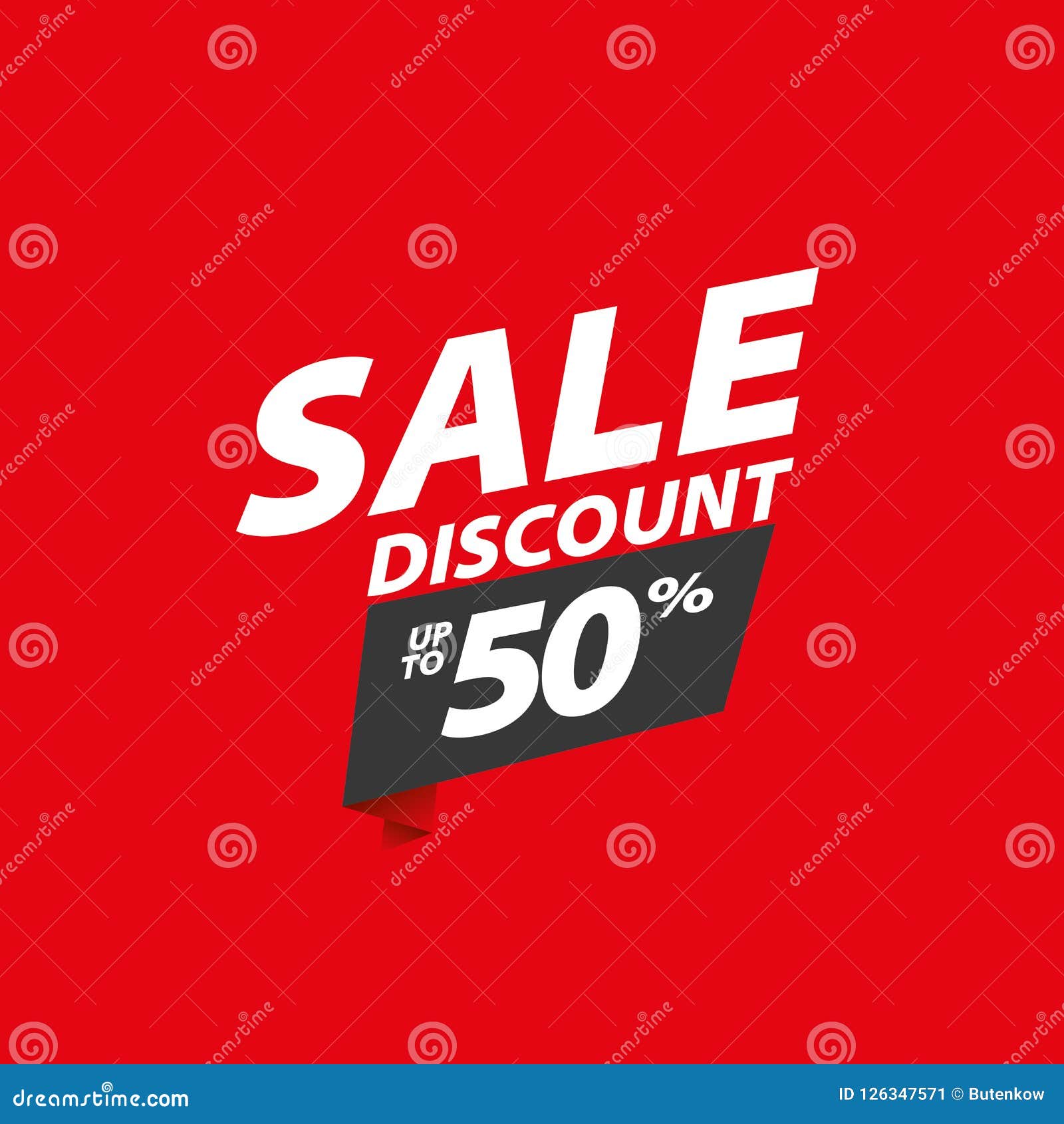 Vector sign for discounts stock vector. Illustration of friday - 126347571