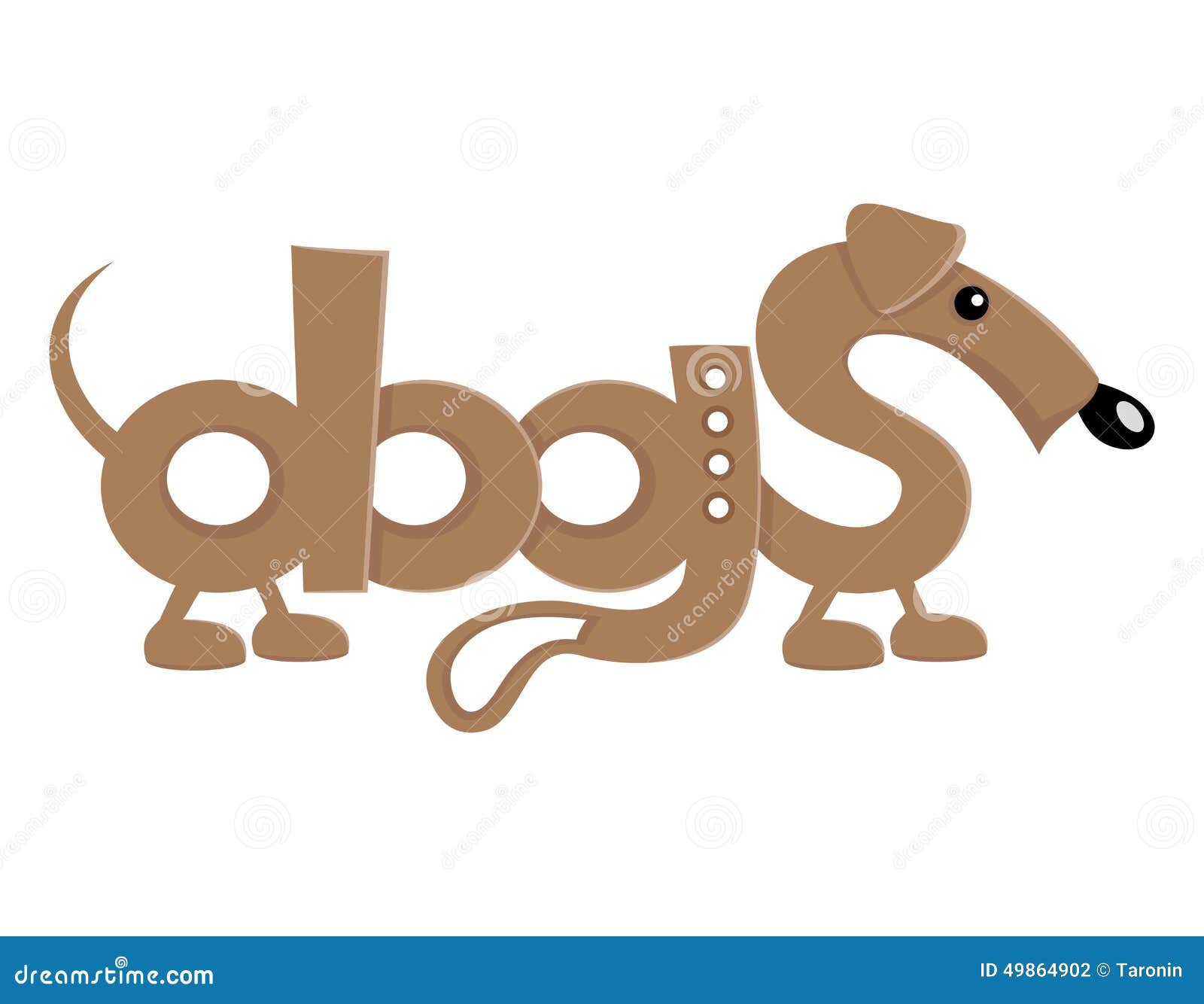 Sign No Dogs Isolated On White Background. Prohibition Sign. Not ...
