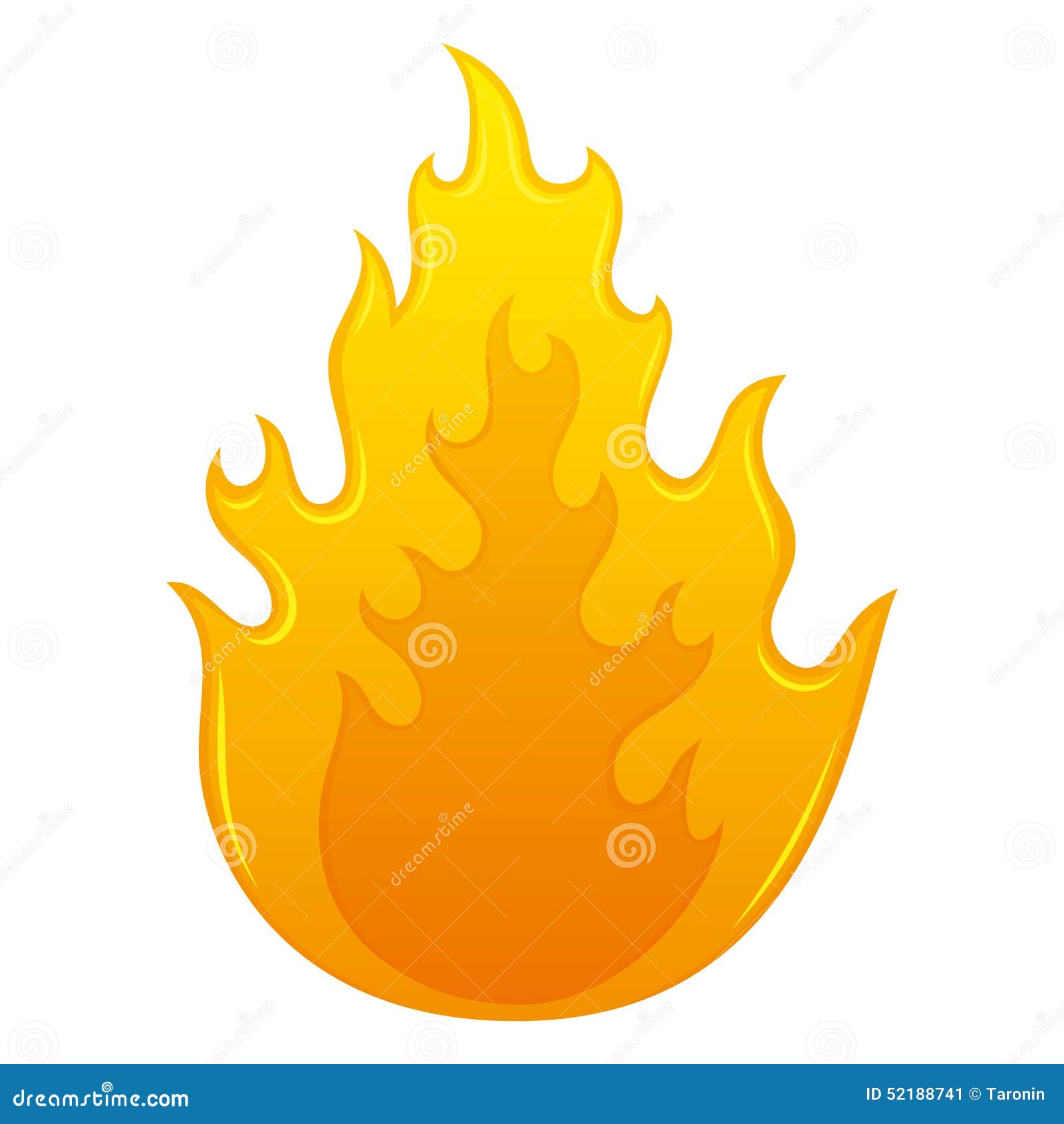 Vector sign. Flame. stock vector. Illustration of element - 52188741