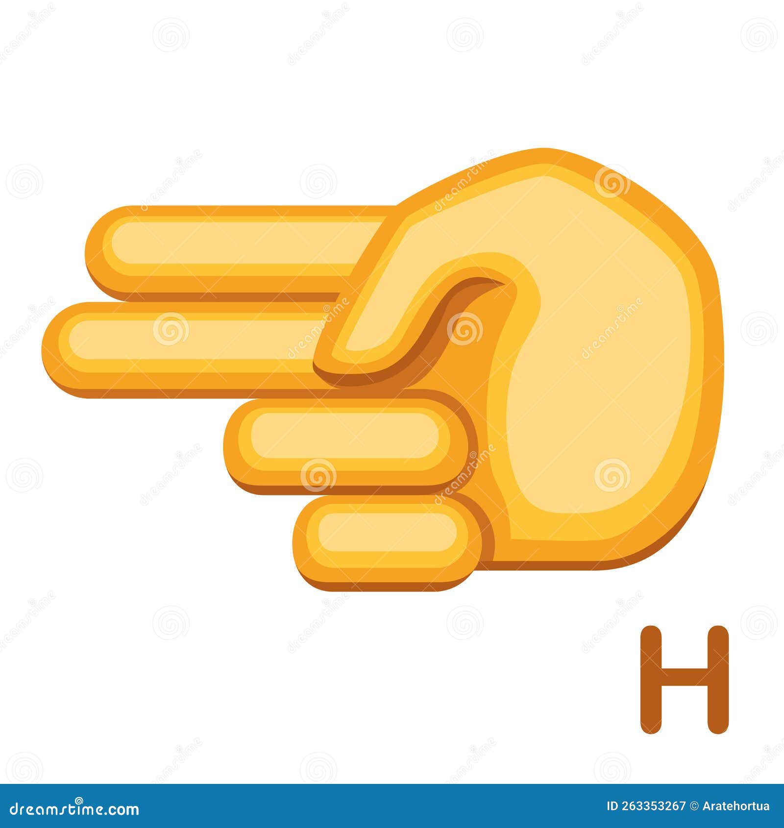 Vector Sign Language Icon Letter H Stock Vector - Illustration of speak ... Vector Sign Language Icon Letter H Stock Vector - Illustration of speak ...