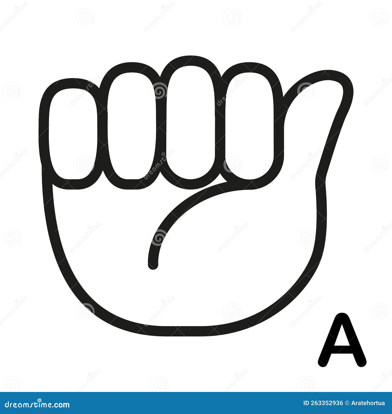 Vector Sign Language Icon Letter a Stock Vector - Illustration of ... Vector Sign Language Icon Letter a Stock Vector - Illustration of ...