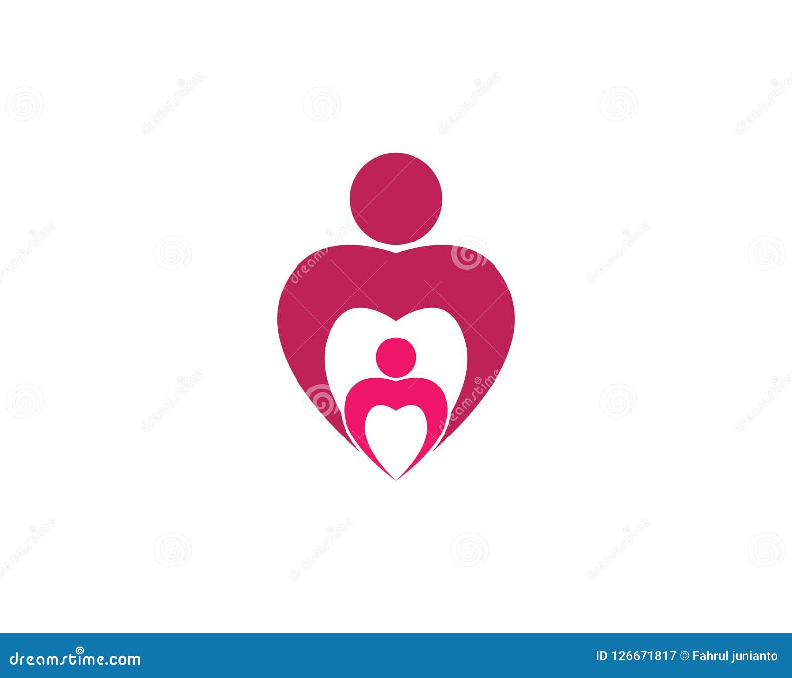 Vector - Sign - a Mother Love Stock Vector - Illustration of help ...