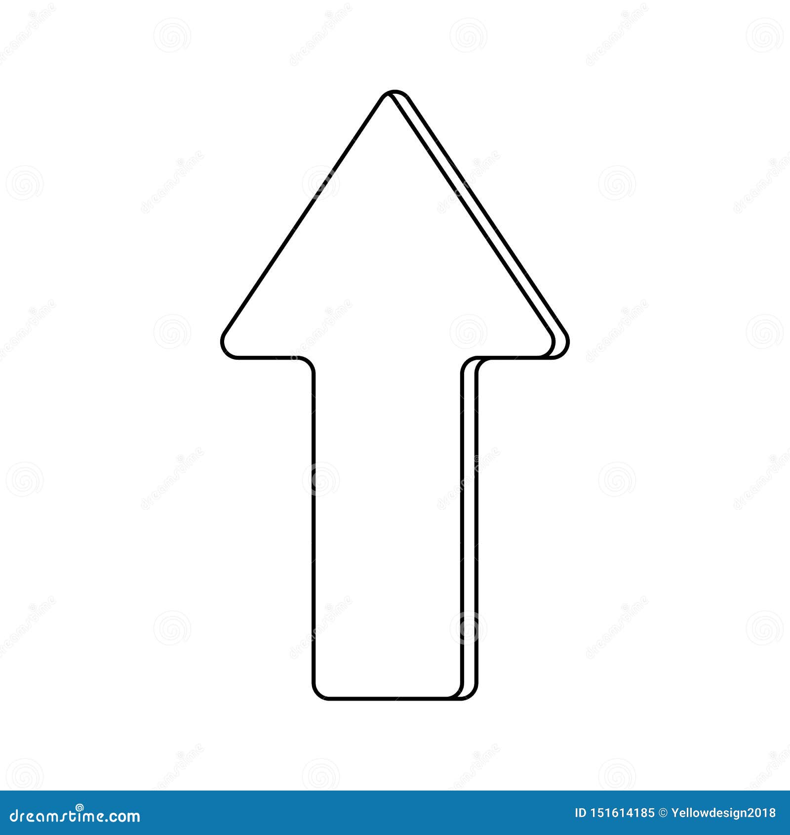 Vector Arrow Up Clipart