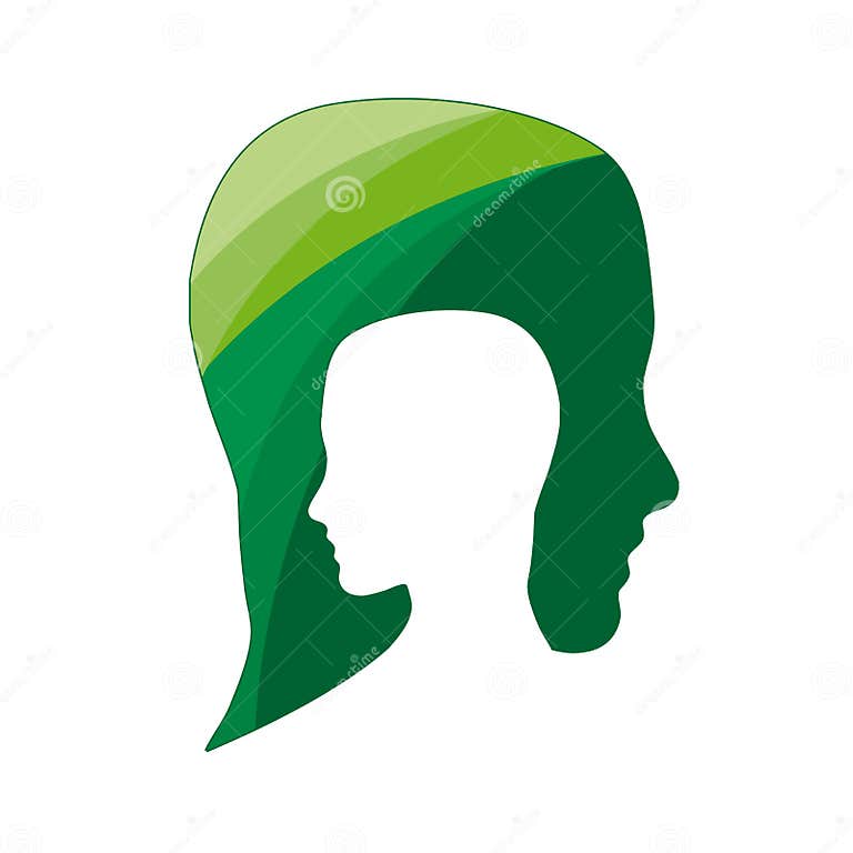 Vector Sign People Ecological, Think Green Stock Illustration ...