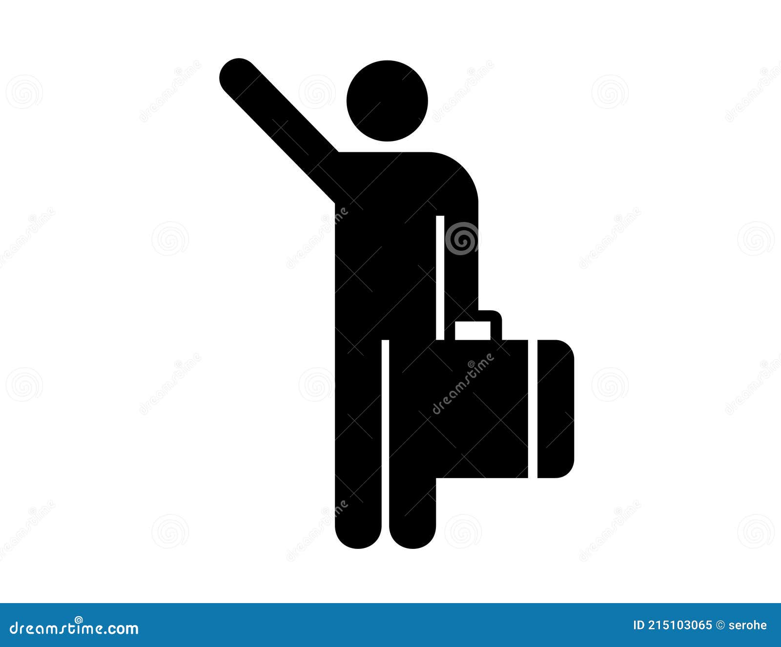 Vector Arriving Flight Sign Icon in Black and White Against a White ...