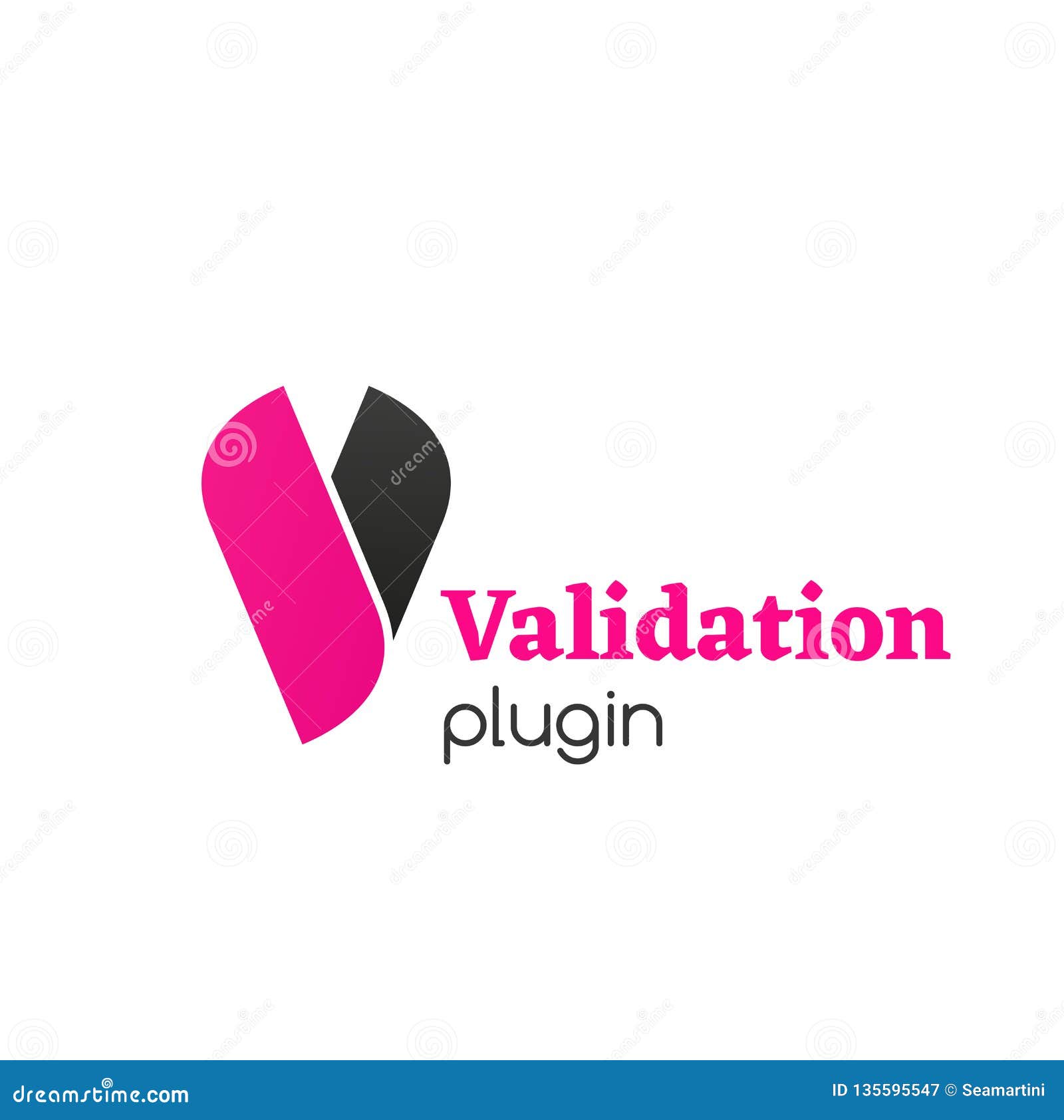 Vector Sign Validation Plugin Stock Vector - Illustration of select ...