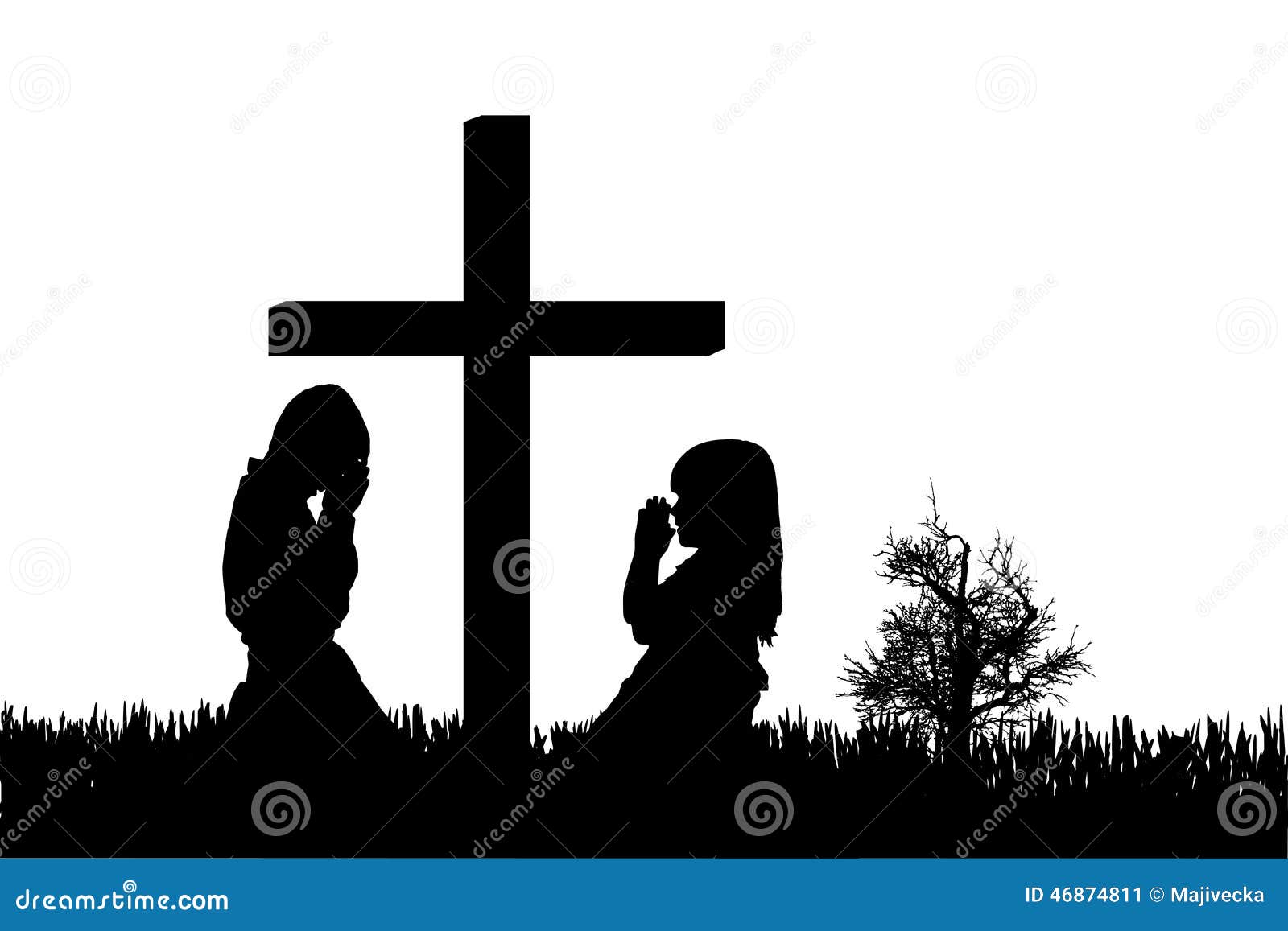 Children Cross The Road On A Pedestrian Crossing, Their Faithful Dog Is ...