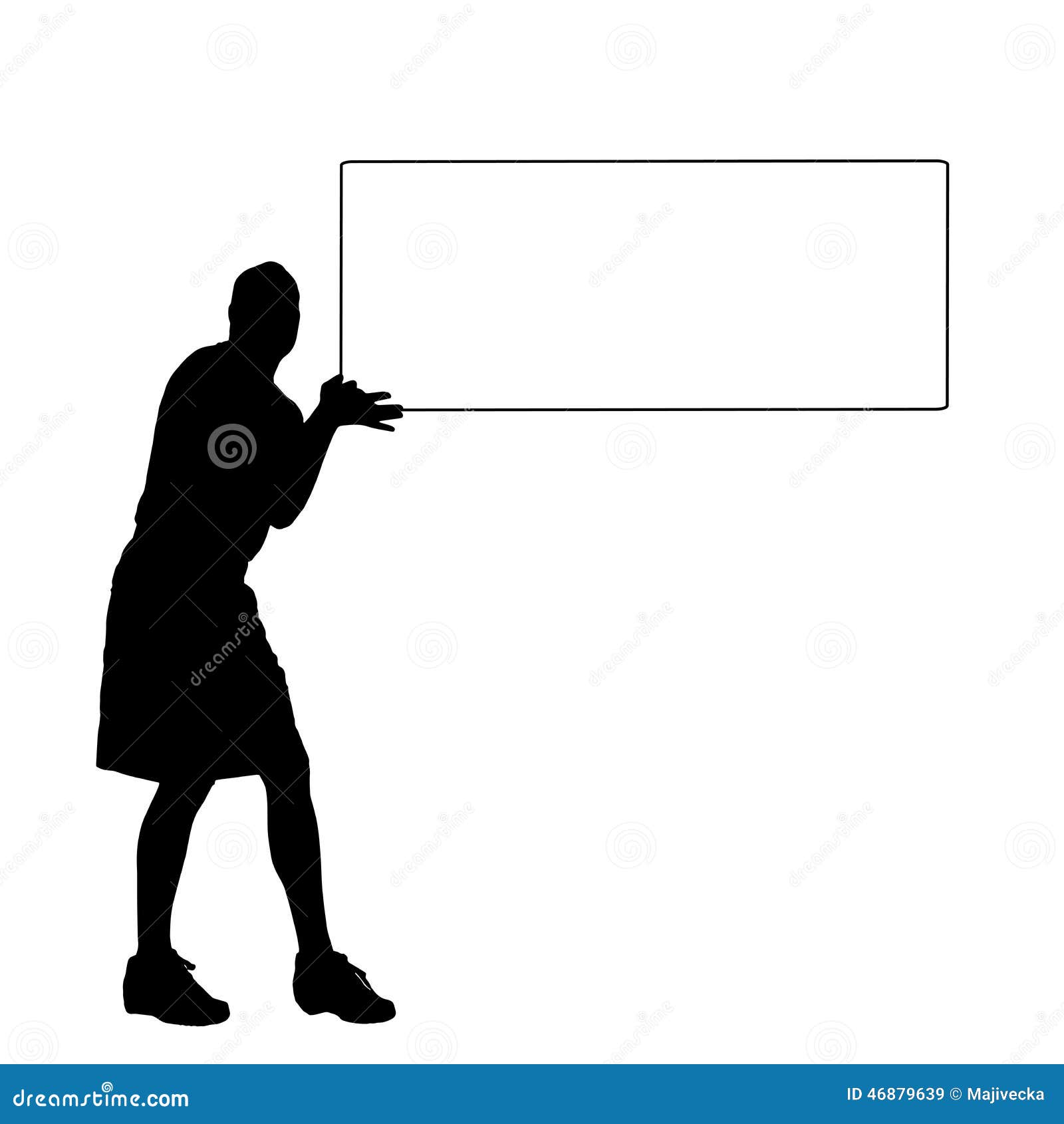 Vector Silhouette of a Man. Stock Vector - Illustration of icons ...