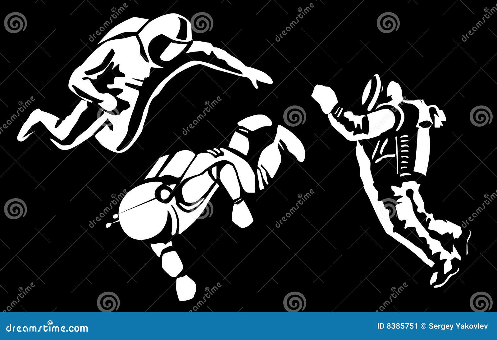 Vector silhouette spaceman stock vector. Illustration of equipping ... Vector silhouette spaceman stock vector. Illustration of equipping ...