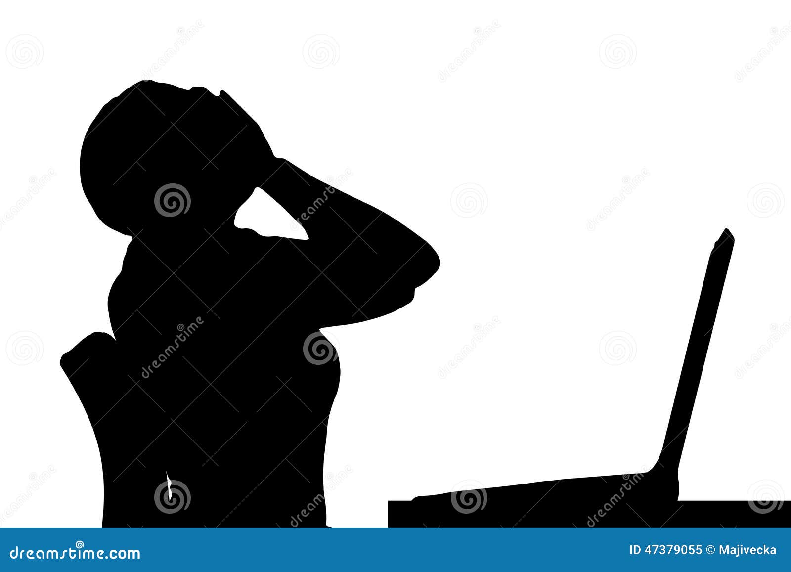 Vector Silhouette of a Woman. Stock Vector - Illustration of nice, girl ...