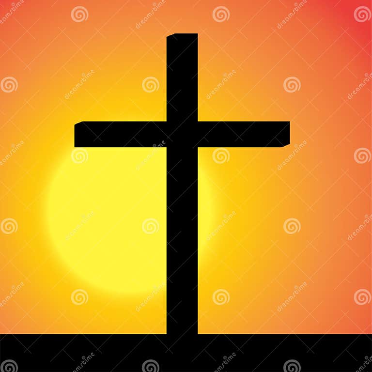 Vector Silhouettes of Cross. Stock Vector - Illustration of ...