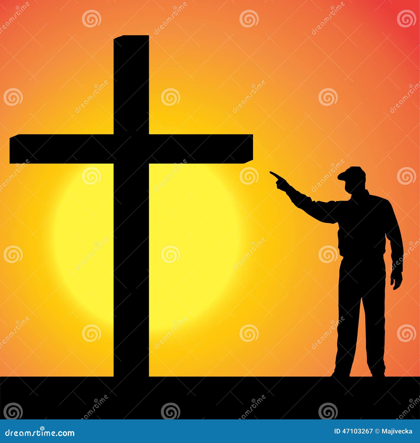 Vector silhouettes of man. stock vector. Illustration of fanatics ...