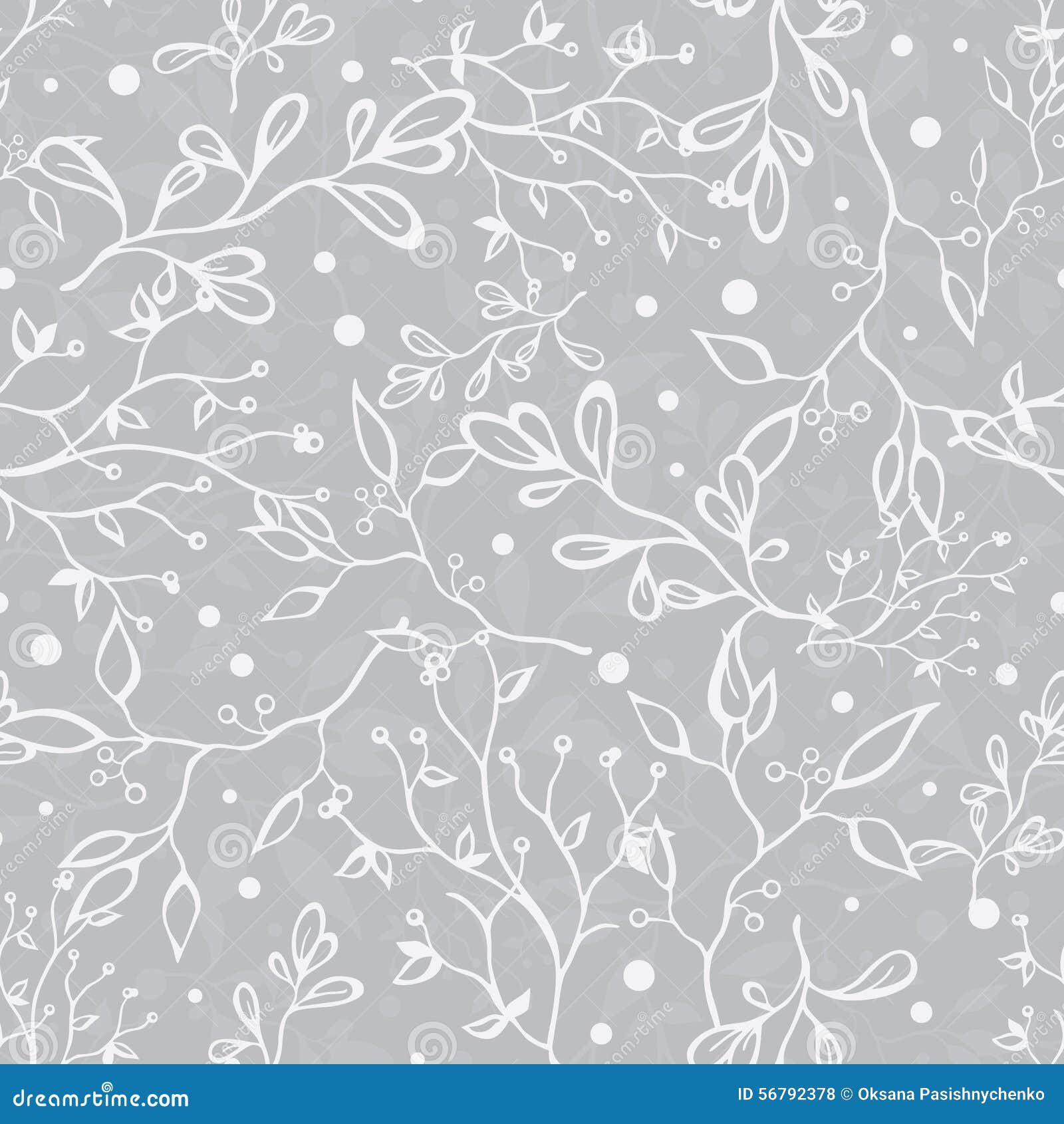 Vector Silver Grey Tree Braches Texture Seamless Stock Vector ...