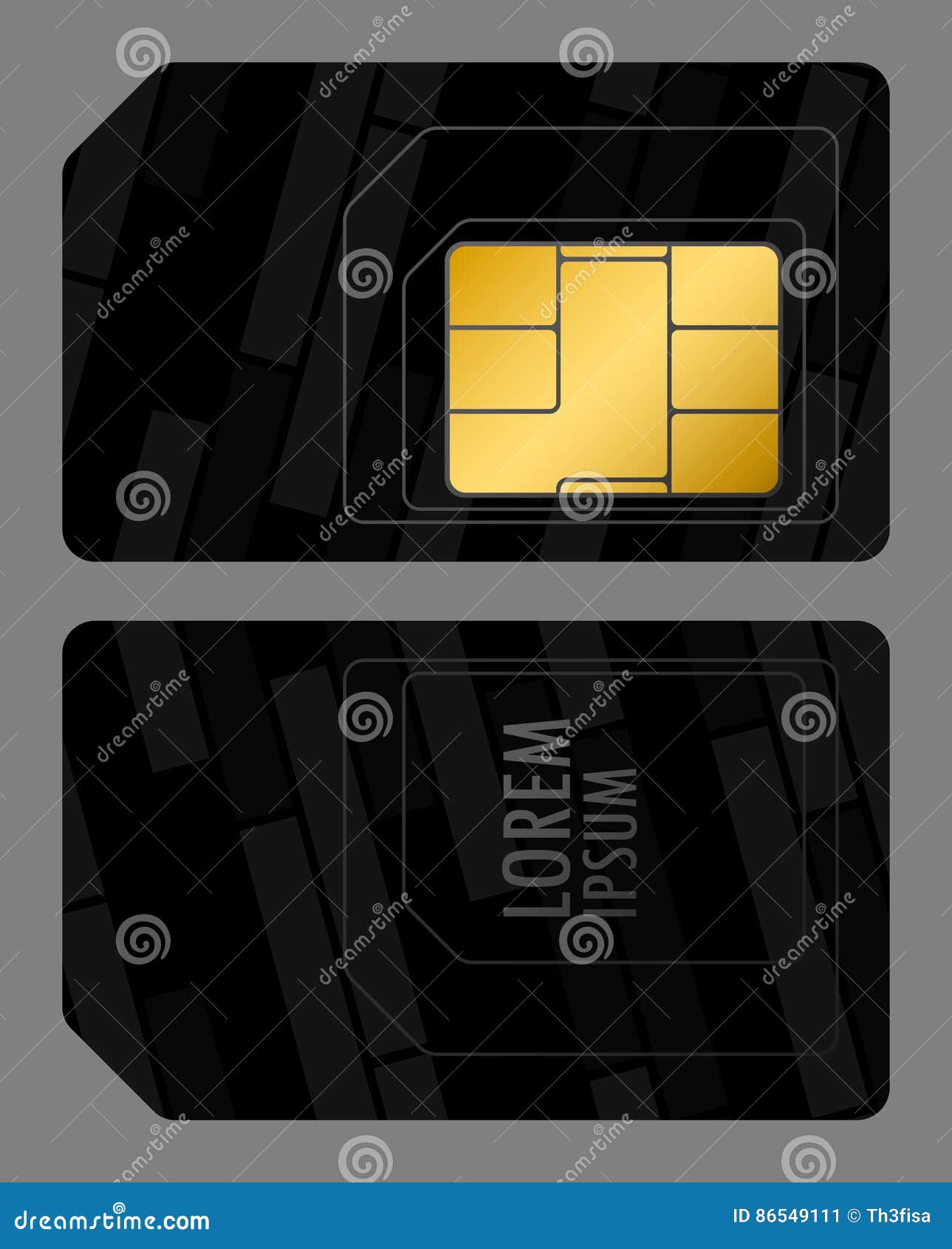 Vector Sim Card Corporate Identity Stock Vector - Illustration of ...