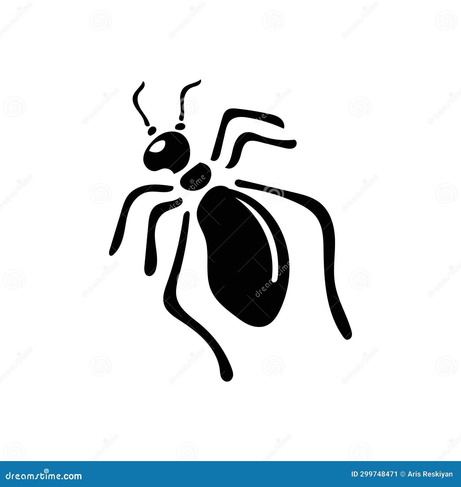 Vector of a Simple Ant Image, Stock Illustration - Illustration of ...