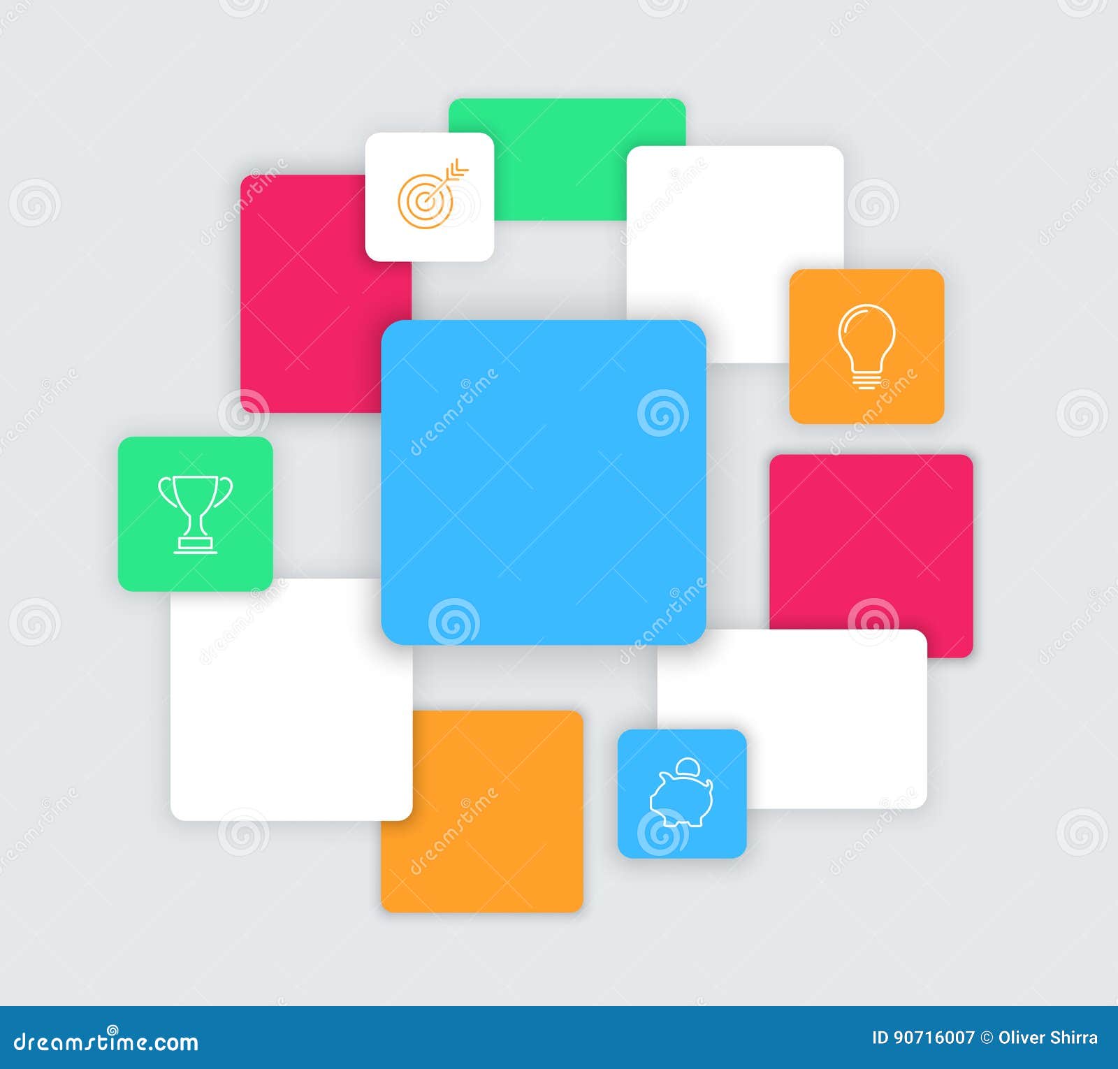 Vector Simple Background Text Box Page Template B Stock Vector ...