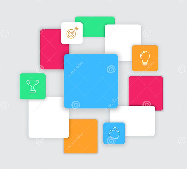 Vector Simple Background Text Box Page Template B Stock Vector ...