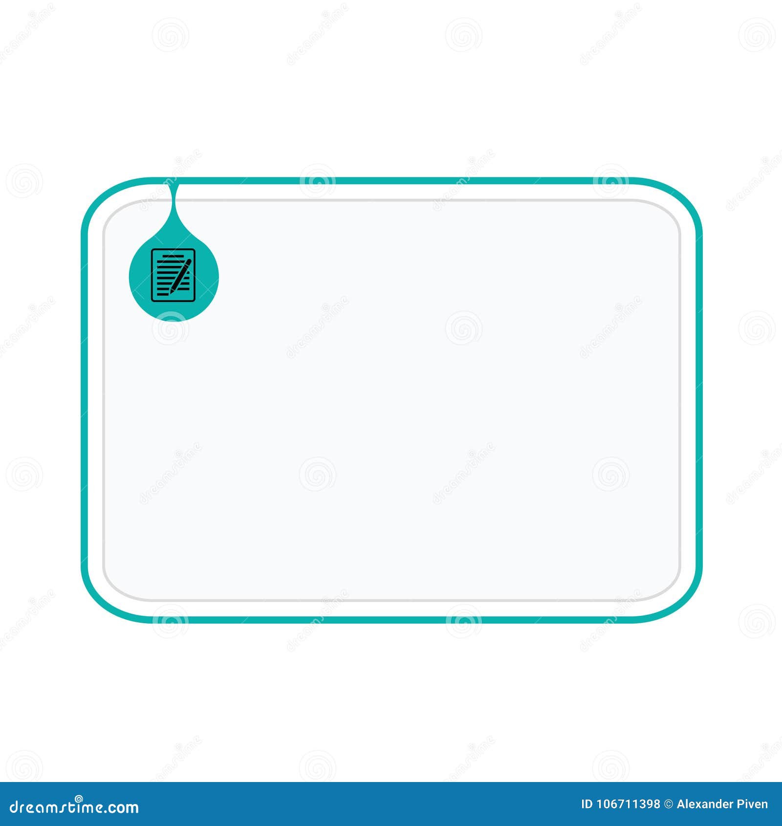 Vector Simple Box To Fill Your Text and Paper Vector Icon Box. Vector ...