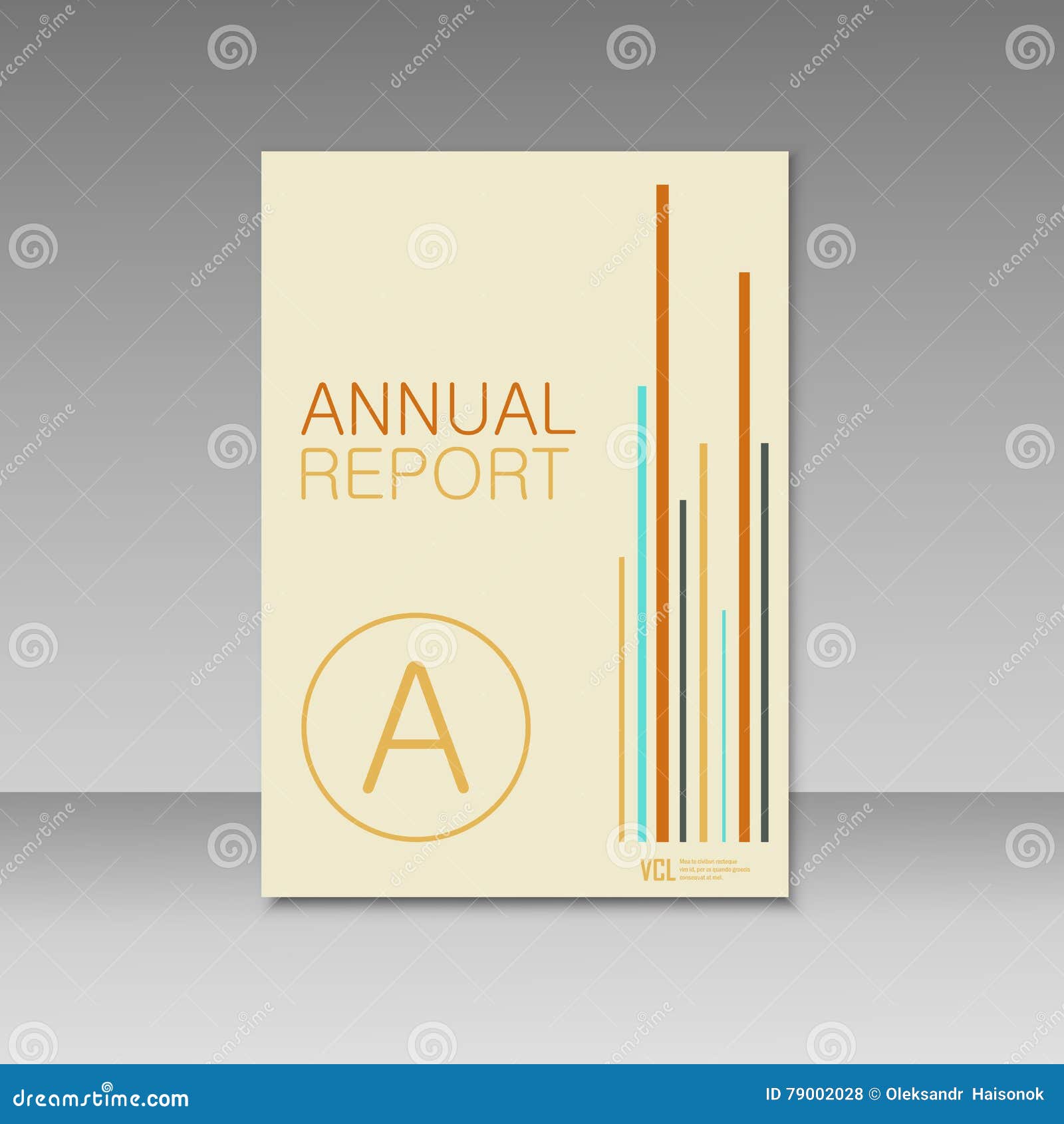 Simple Box Brochure Flyer Design Layout Template In A4 Size, Vector ...