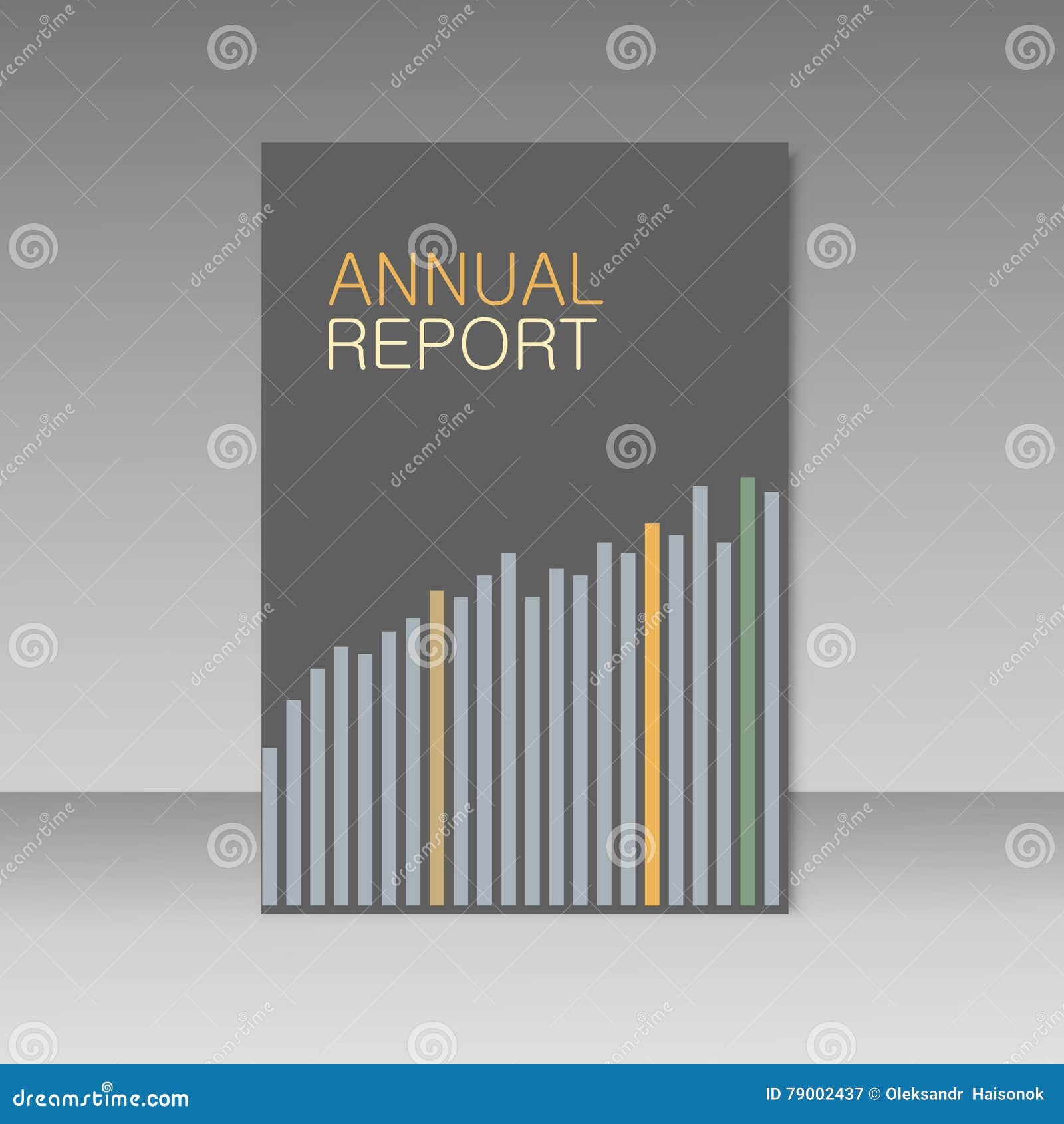 Simple Box Brochure Flyer Design Layout Template In A4 Size, Vector ...