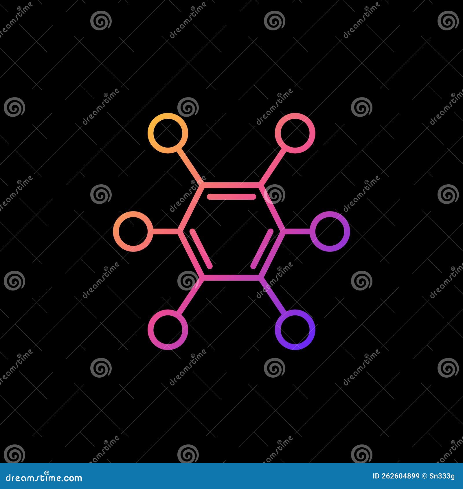 Simple Chemical Formula Vector Chemistry Concept Outline Icon ...