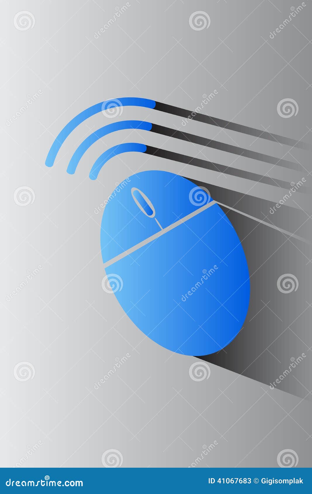 Vector Simple Of Computer Mouse | CartoonDealer.com #41067683