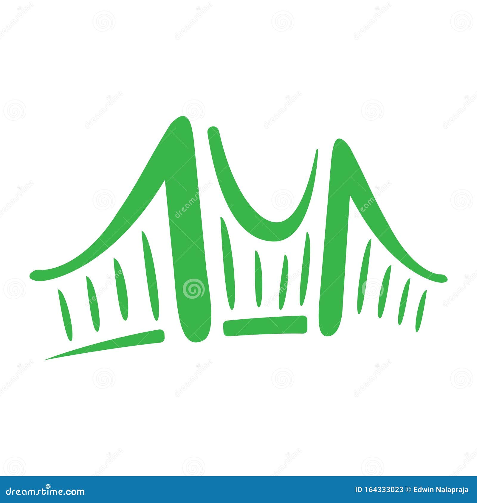 Vector of Simple Flat Minimalist Bridge Logo or Icon Design Stock ...