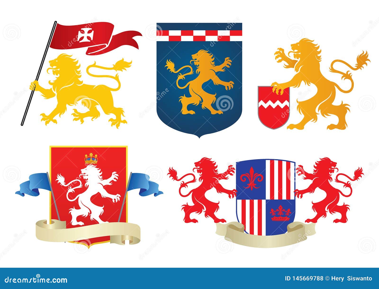 Simple Heraldic Shield With Lighthouse Tower Black Vector Silhouette ...