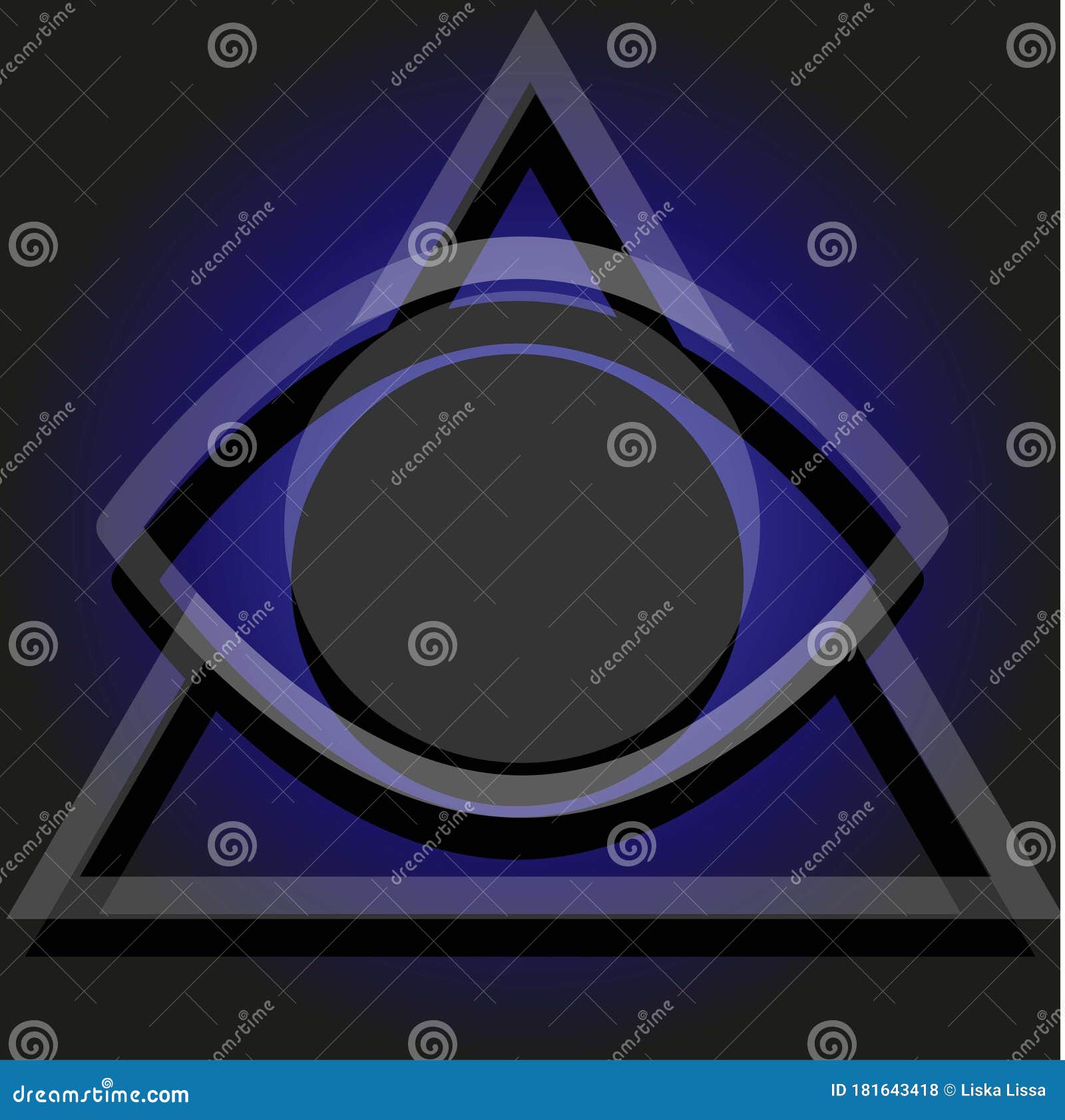 Illuminati sign stock illustration. Illustration of masonic - 181643418
