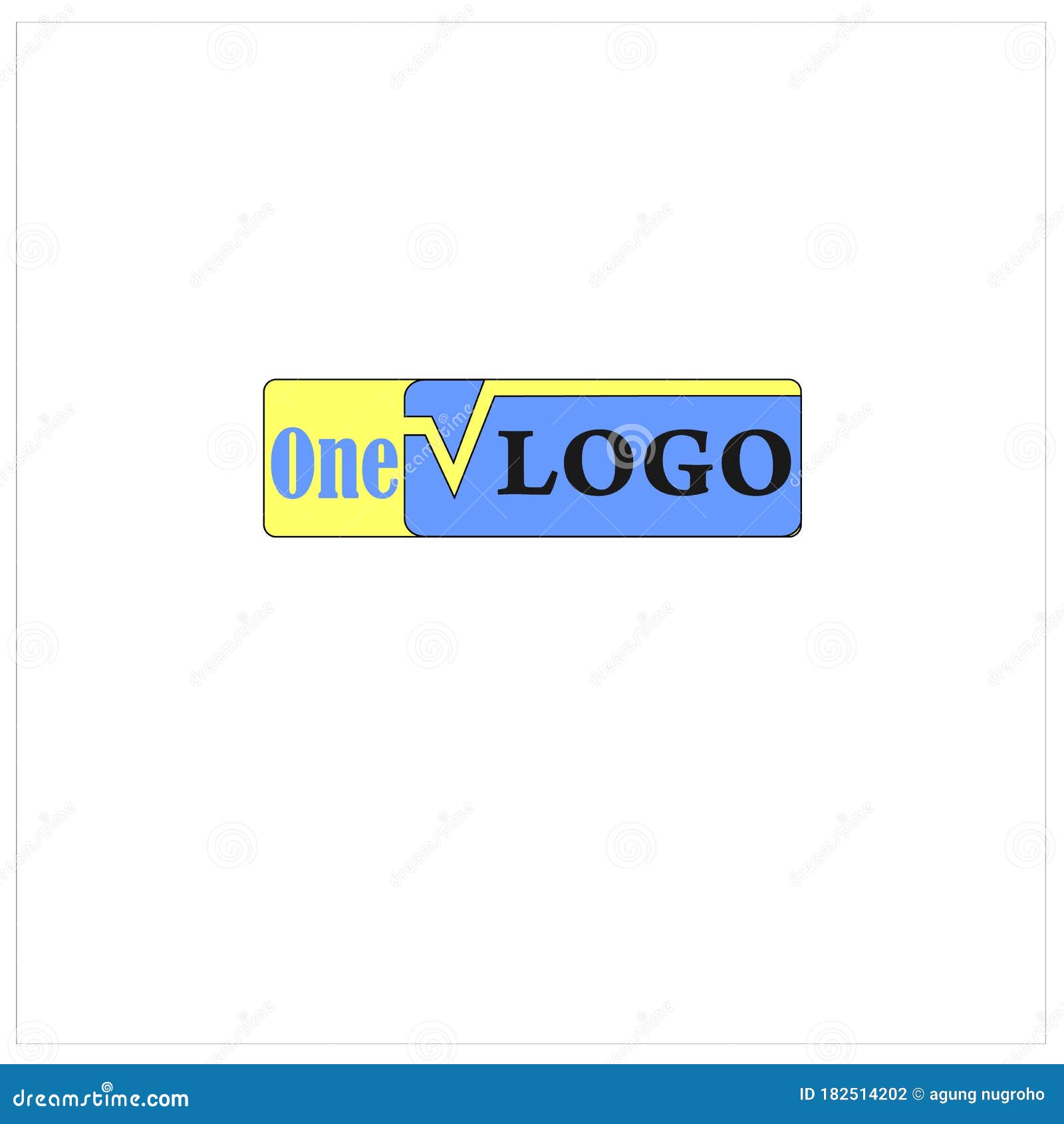 Vector Illustration Logo of One Math Stock Vector - Illustration of ...