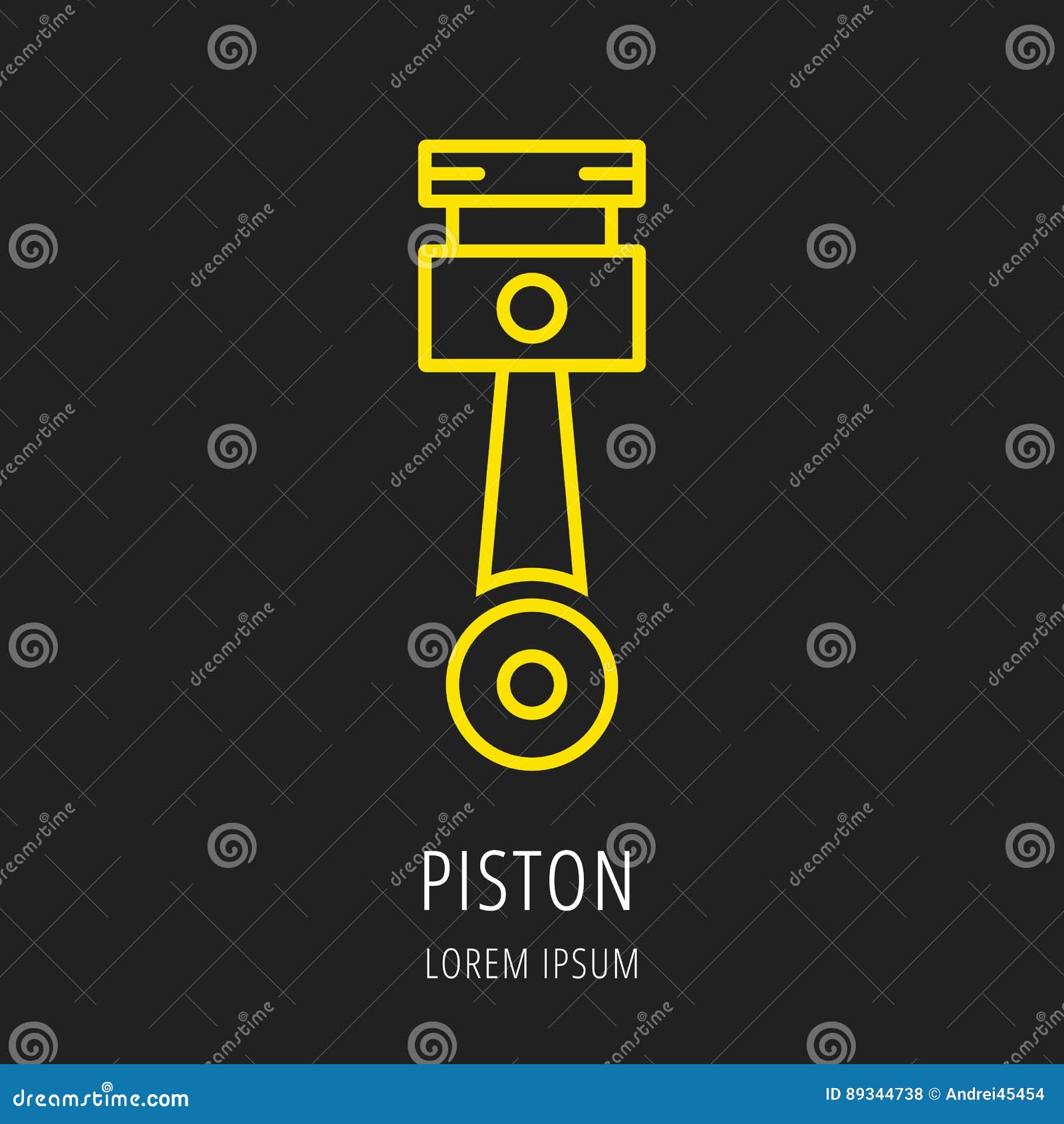 Vector Simple Logo Template Car Elements Stock Illustration ...
