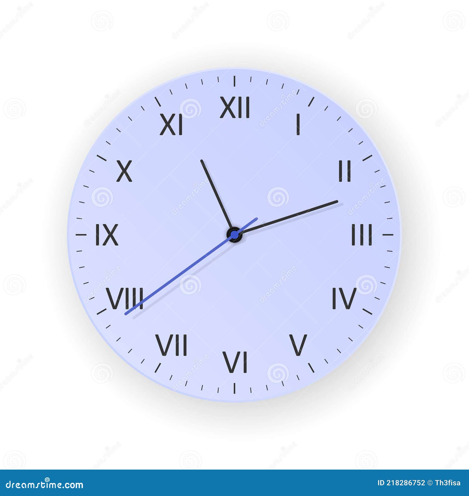 Vector Simple Purple Real Clock Stock Vector - Illustration of limit ...
