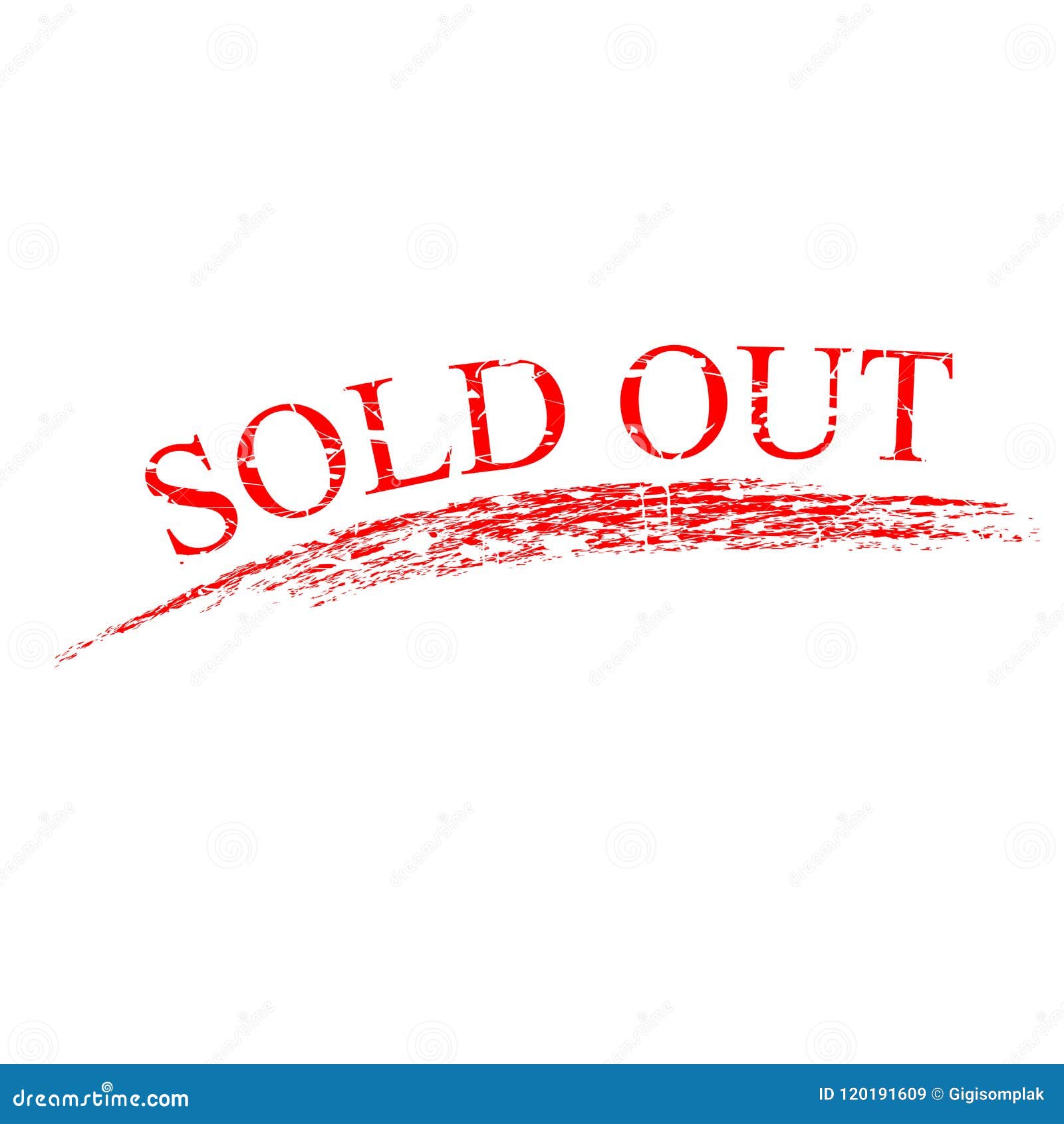 Simple Sold Sticker Label Vector Illustration Sign. | CartoonDealer.com ...