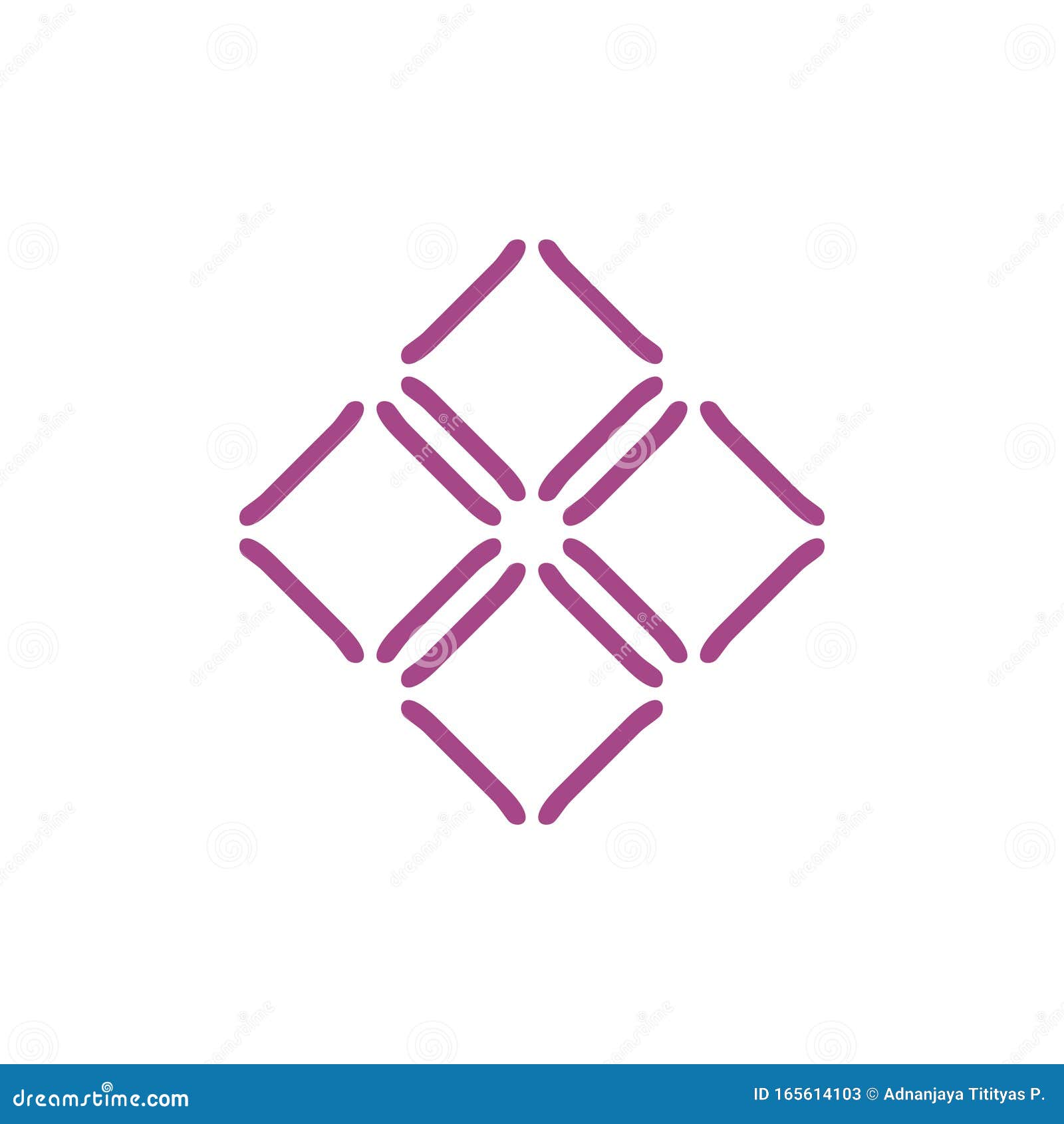 Vector of Simple Square Line Logo Vector Stock Vector - Illustration of ...