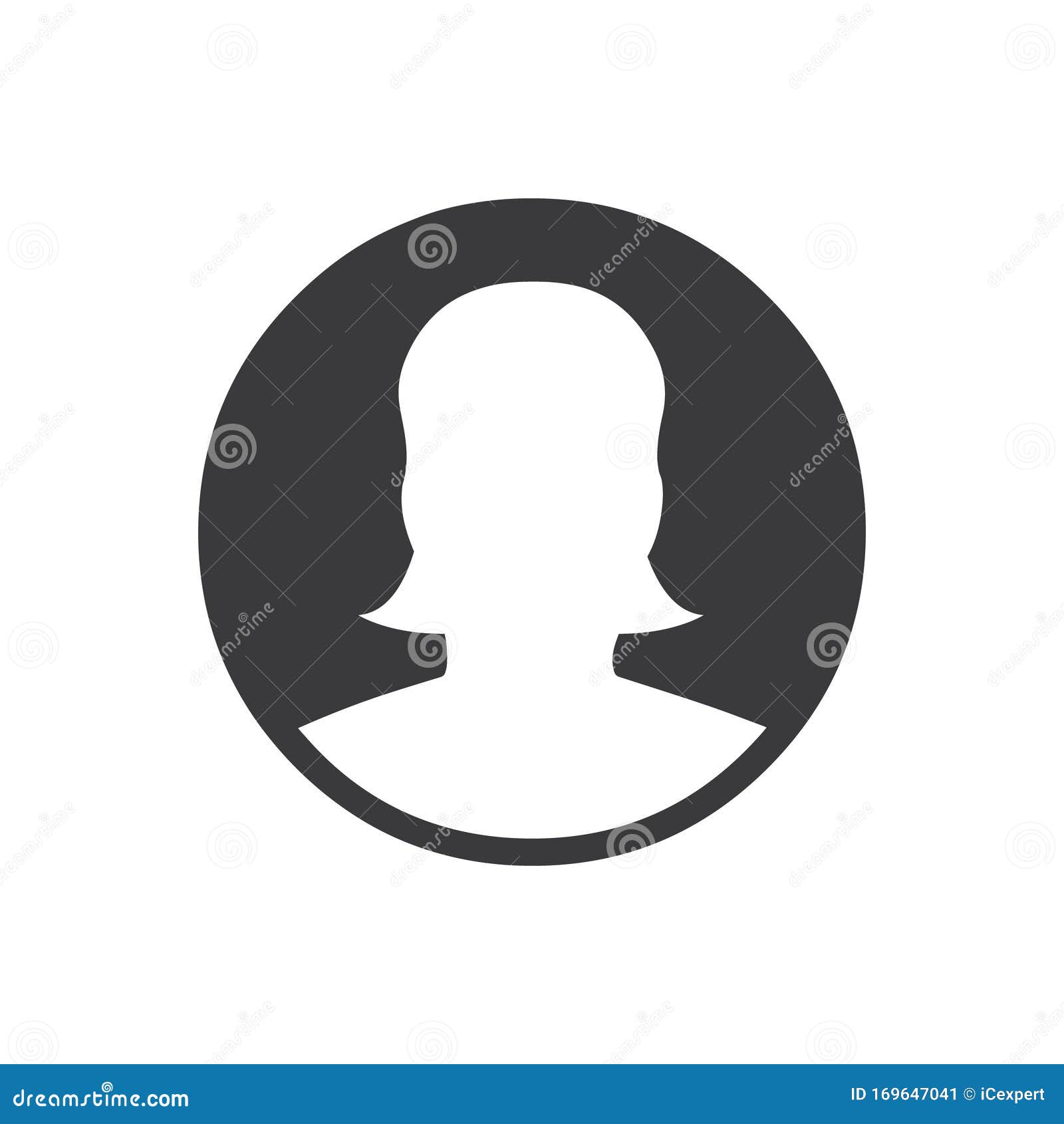 Women profile icon stock vector. Illustration of internet - 169647041