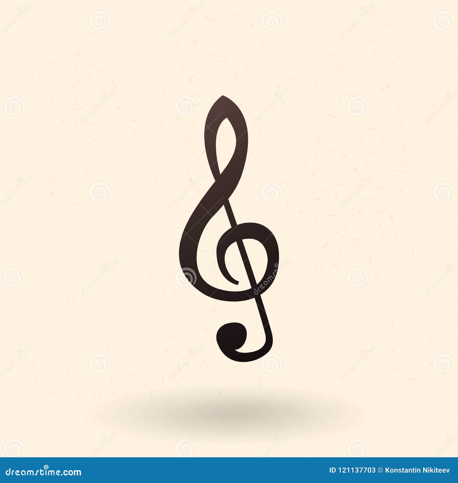 Vector Black Silhouette Icon - Music Note Stock Vector - Illustration ...