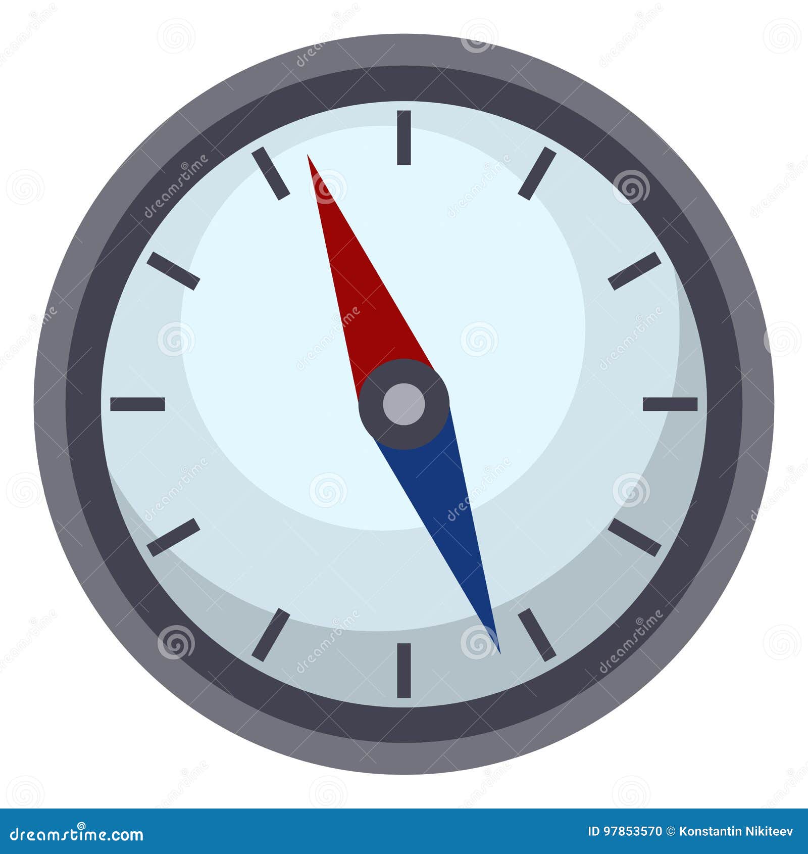 Vector Single Geographic Compass Icon Stock Vector - Illustration of ...