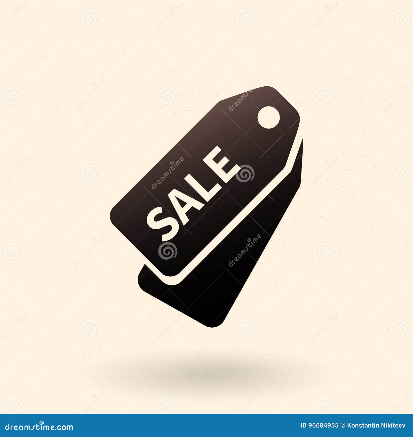 Vector Single Icon - Price Tag Stock Vector - Illustration of bargain ...