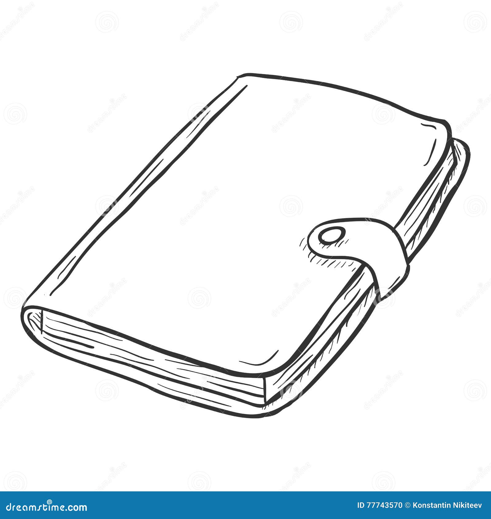 Vector Single Sketch Diary stock vector. Illustration of office - 77743570 Vector Single Sketch Diary stock vector. Illustration of office - 77743570