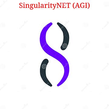 Vector SingularityNET (AGI) Logo Stock Illustration - Illustration of ...