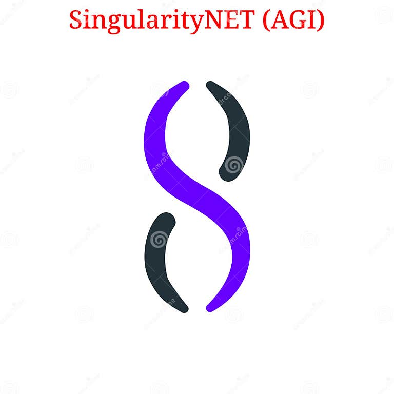 Vector SingularityNET (AGI) Logo Stock Illustration - Illustration of ...