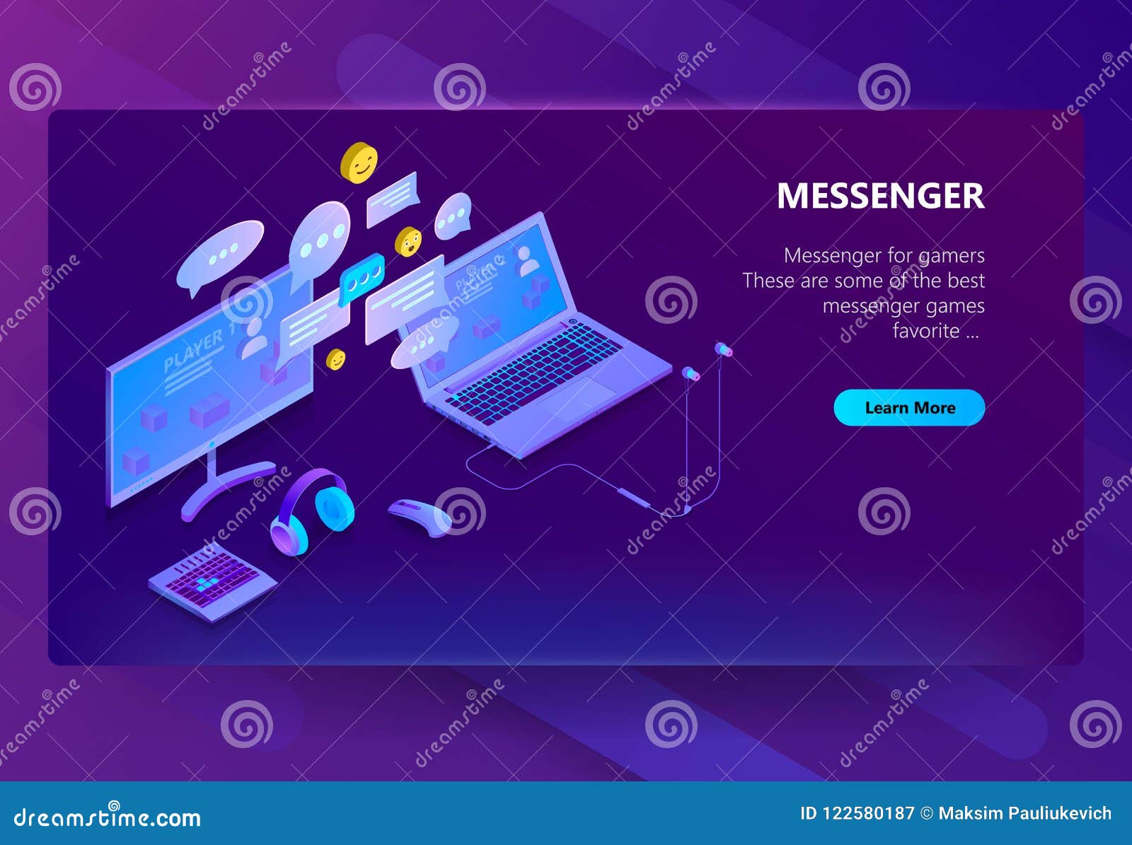 Online Chat Concept Vector Illustration, Cartoon Flat Tiny Young Woman ...